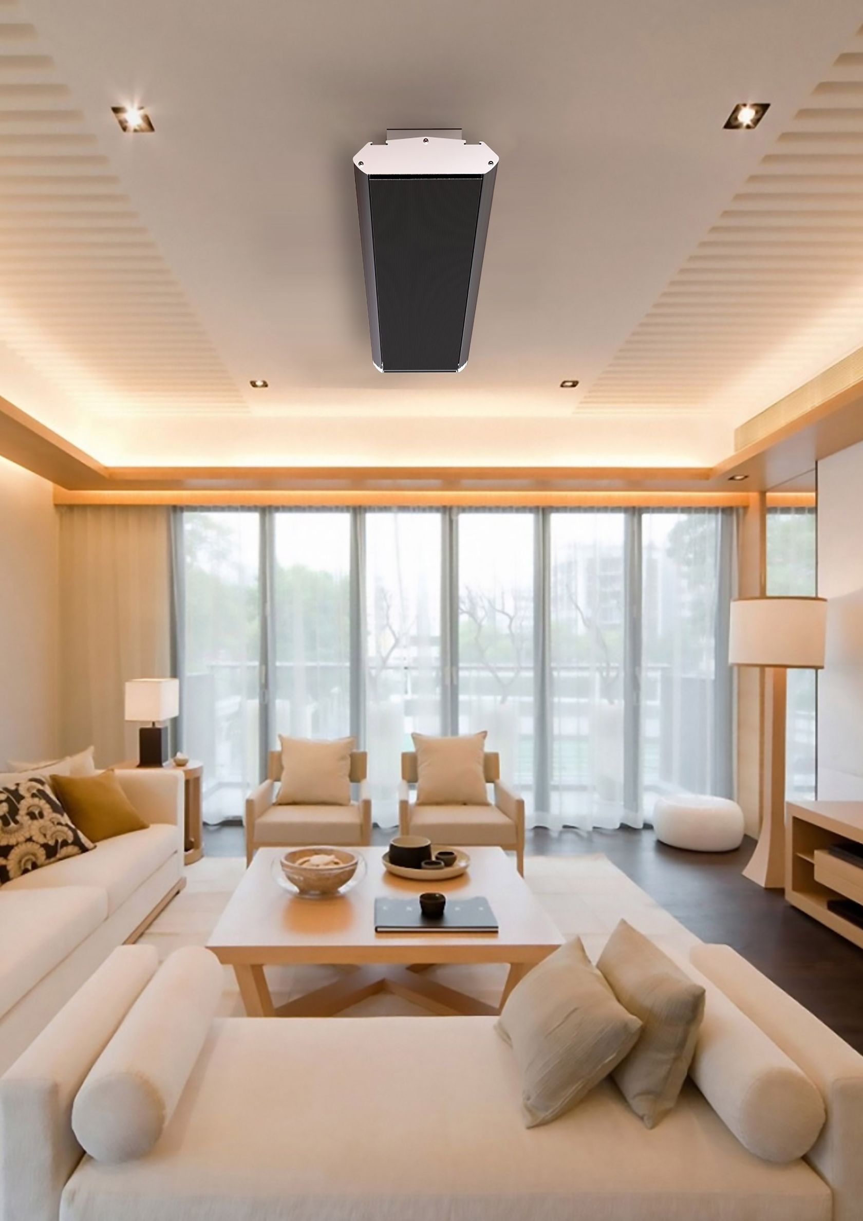 Heat diffuser for exterior / Heat diffuser for interiors RADIANT By ...