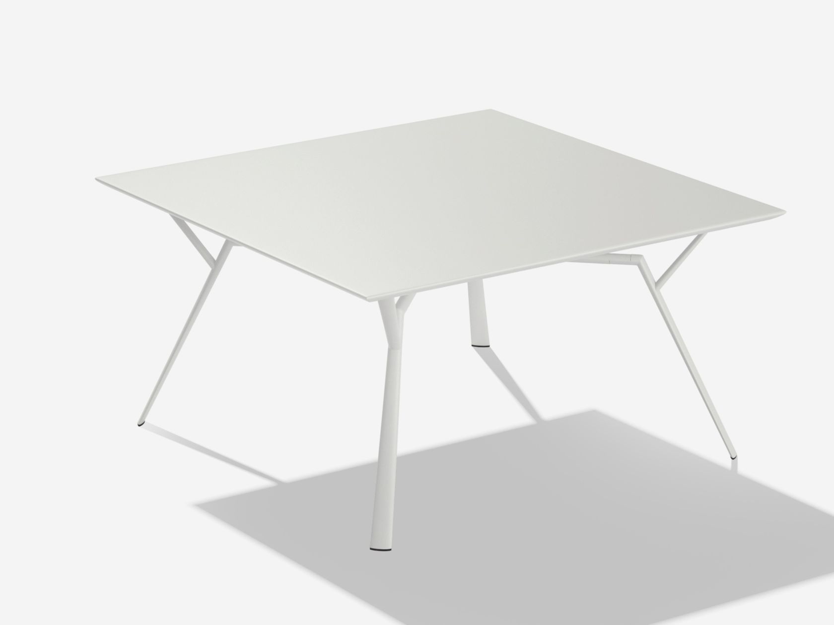 RADICE QUADRA Square aluminium garden table By FAST | design Robby ...