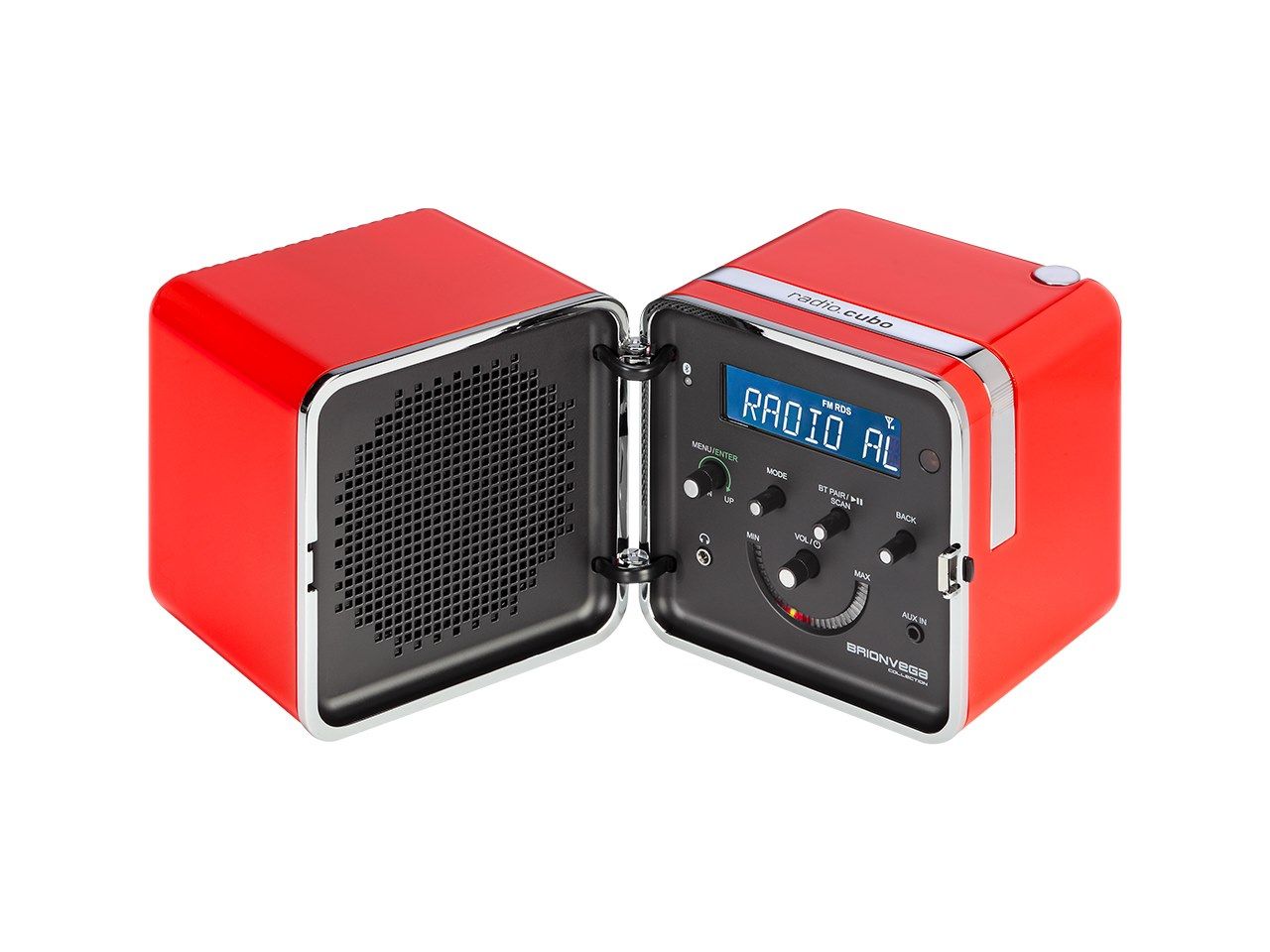 RADIO.CUBO 50° Radio with alarm clock By Brionvega | design Richard ...