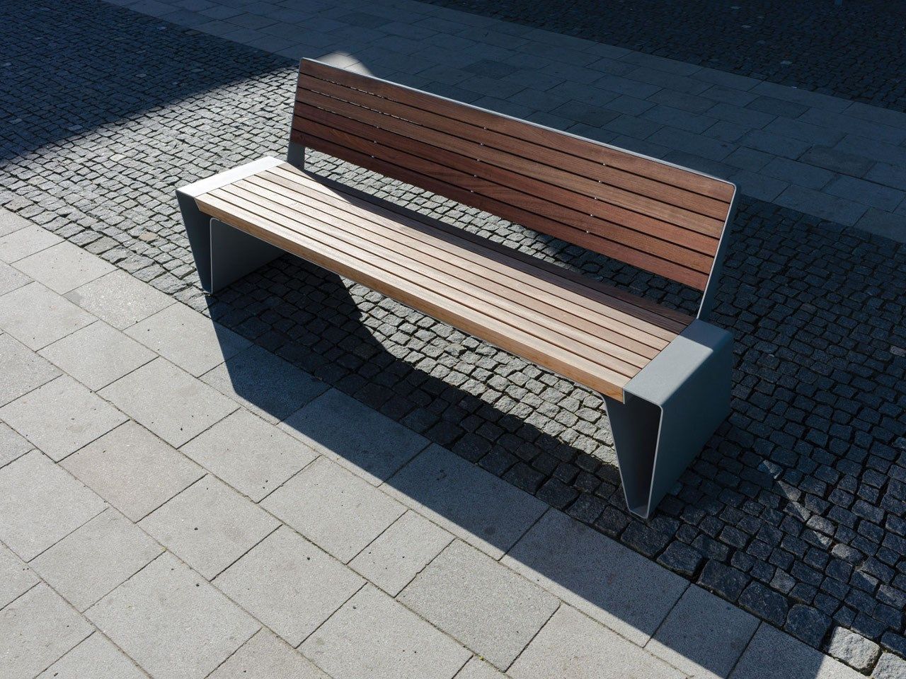 RADIUM | Steel and wood Bench Radium Collection By mmcité1 design David ...