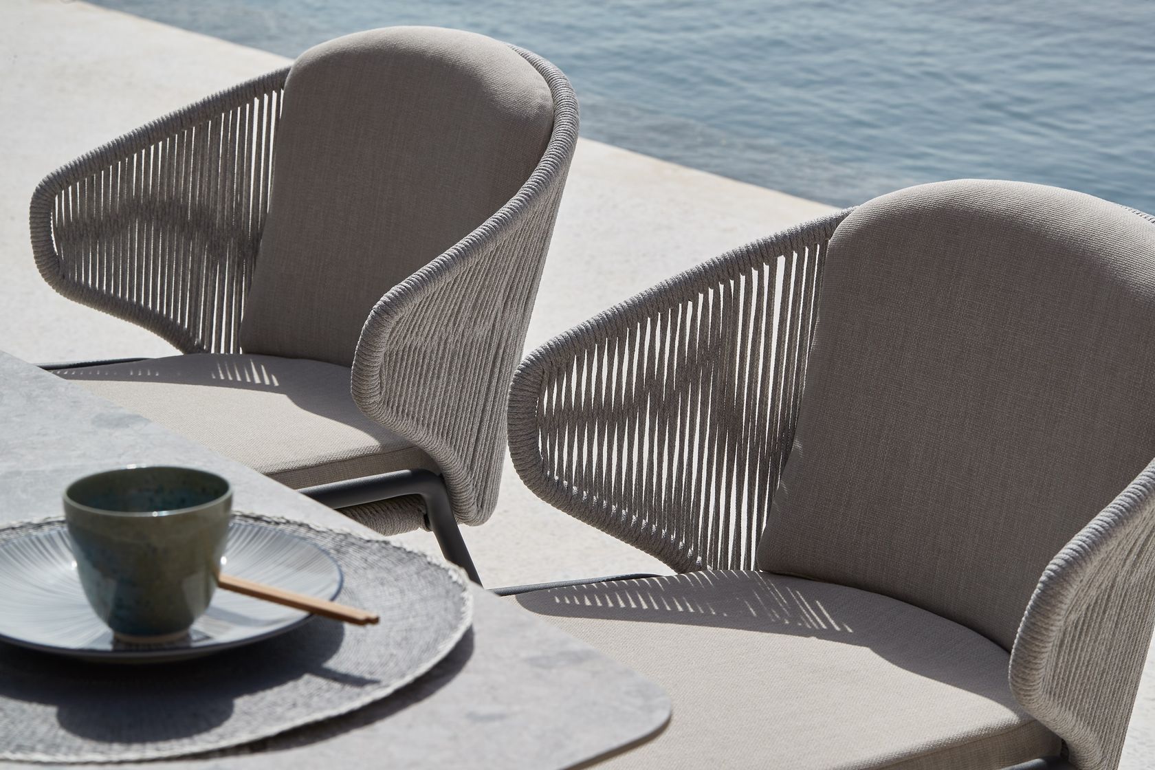 RADOC Rope garden chair By MANUTTI | design Stephane De Winter