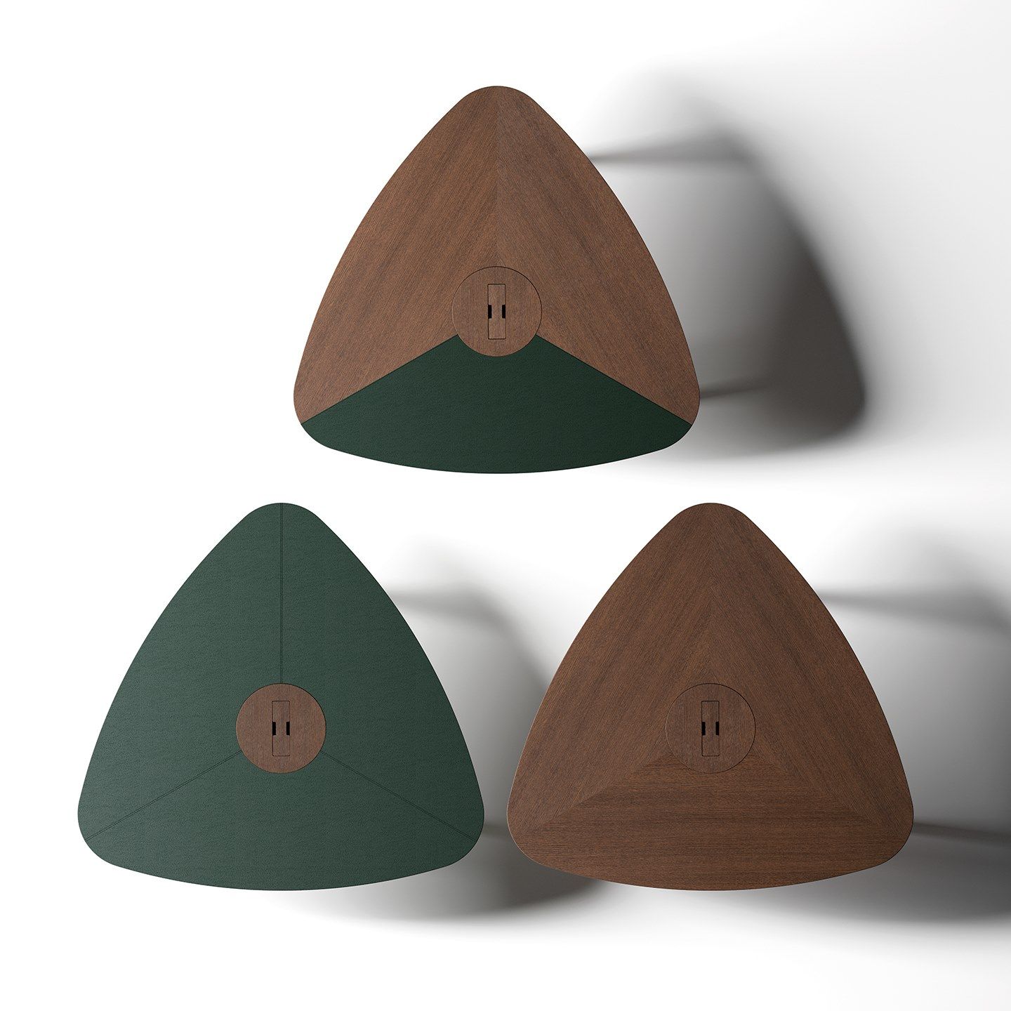 RAIL Triangular wooden meeting table By Bralco | design Gianantonio ...