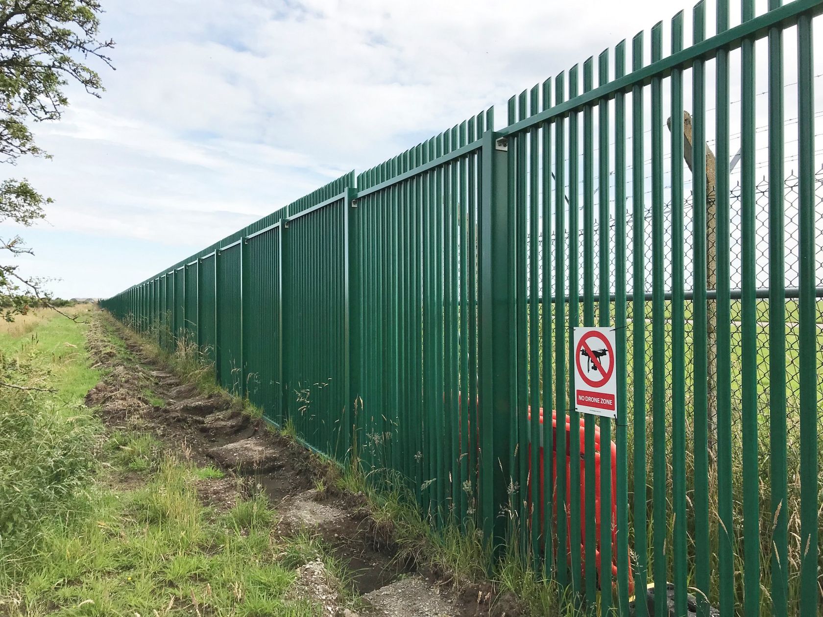 RAILING Stangen- Zaun aus Faserverstärkter Kunststoff By P-TREX