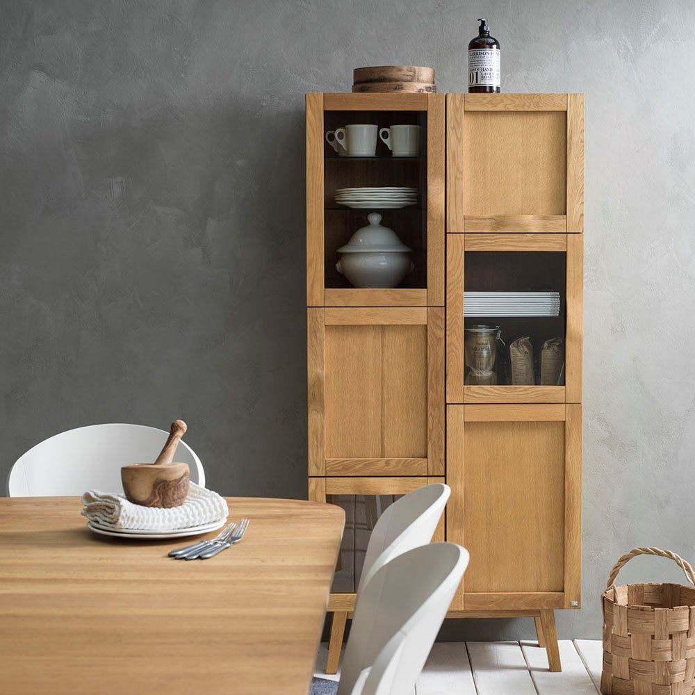 RAINBOW 665 | Oak highboard Oak highboard with doors By Hans K