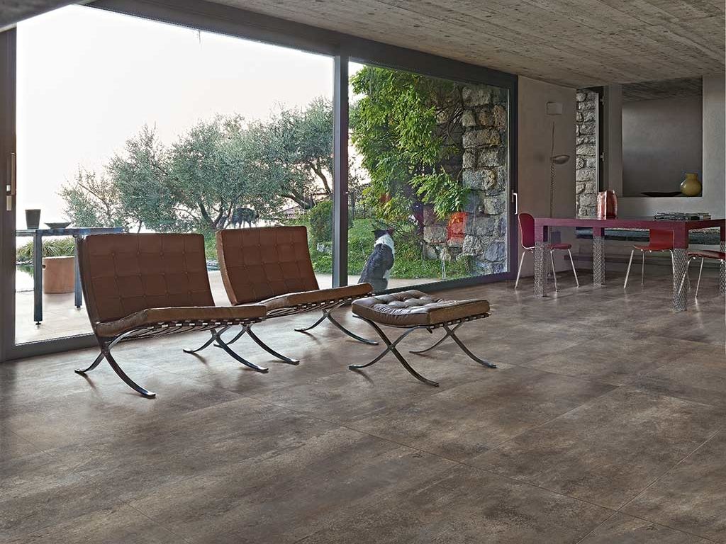 Porcelain stoneware wall/floor tiles with concrete effect RAWTECH By ...