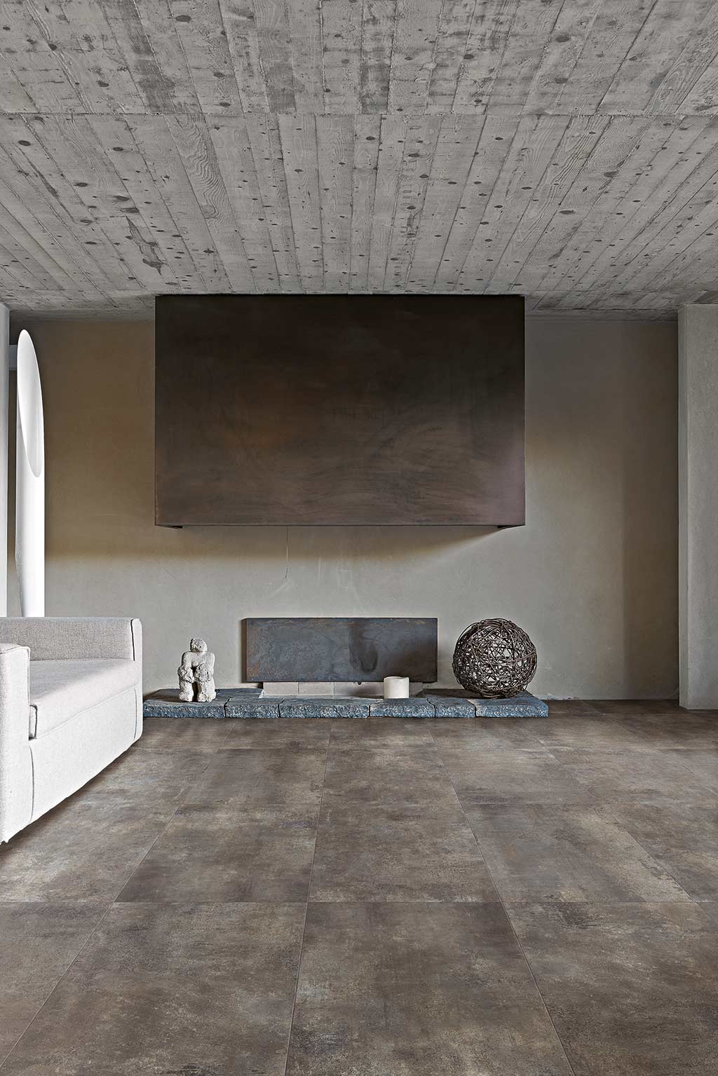 Porcelain stoneware wall/floor tiles with concrete effect RAWTECH By Floor Gres