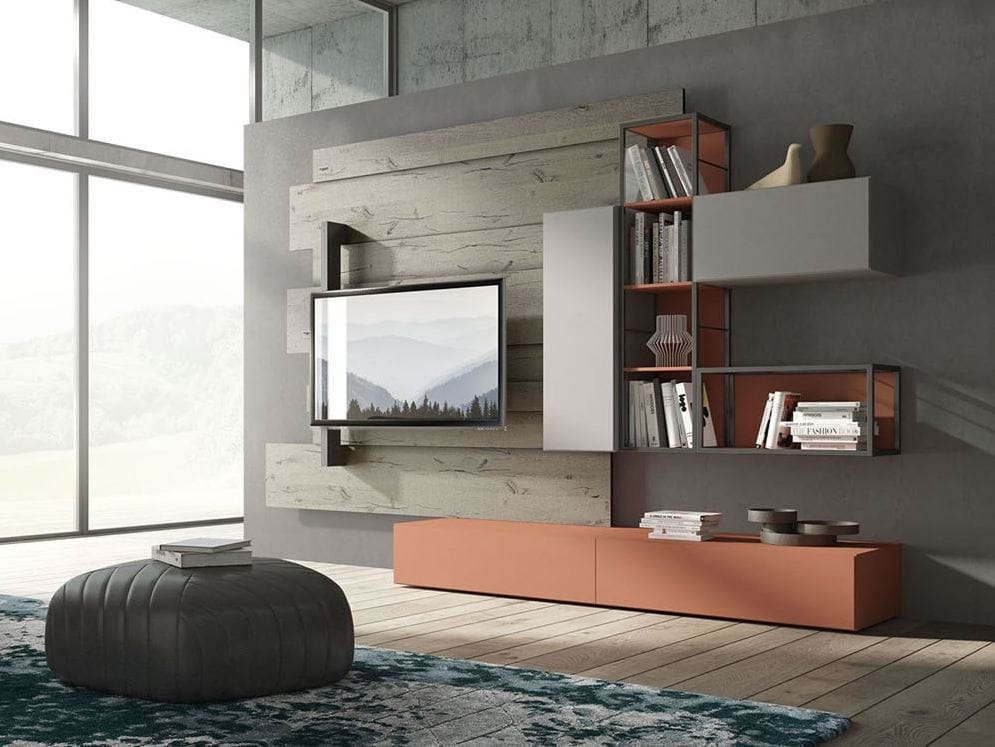 Parete attrezzata REBEL R_06 By Fimar