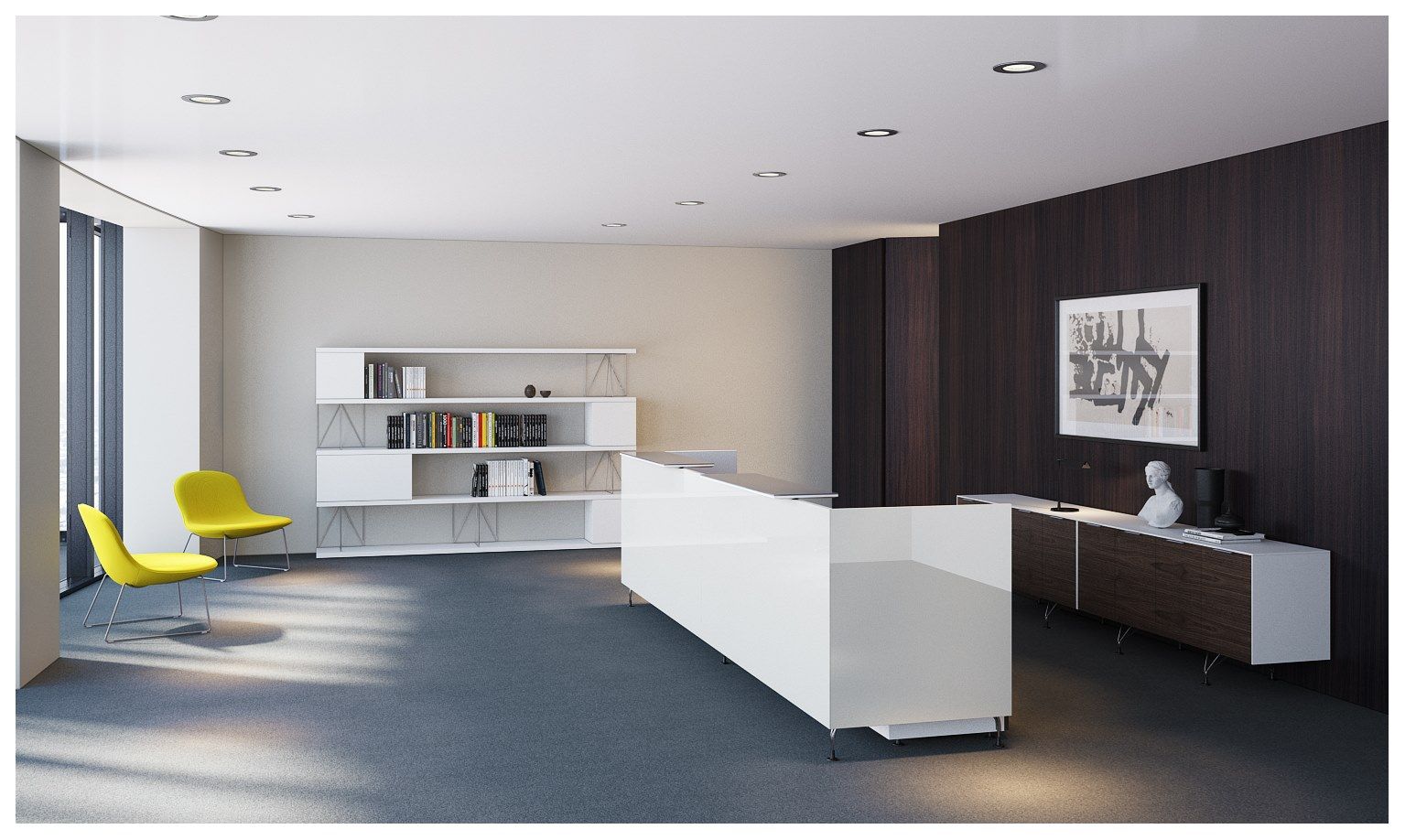 REP Reception desk By BK Contract | design Gabriel Teixidó