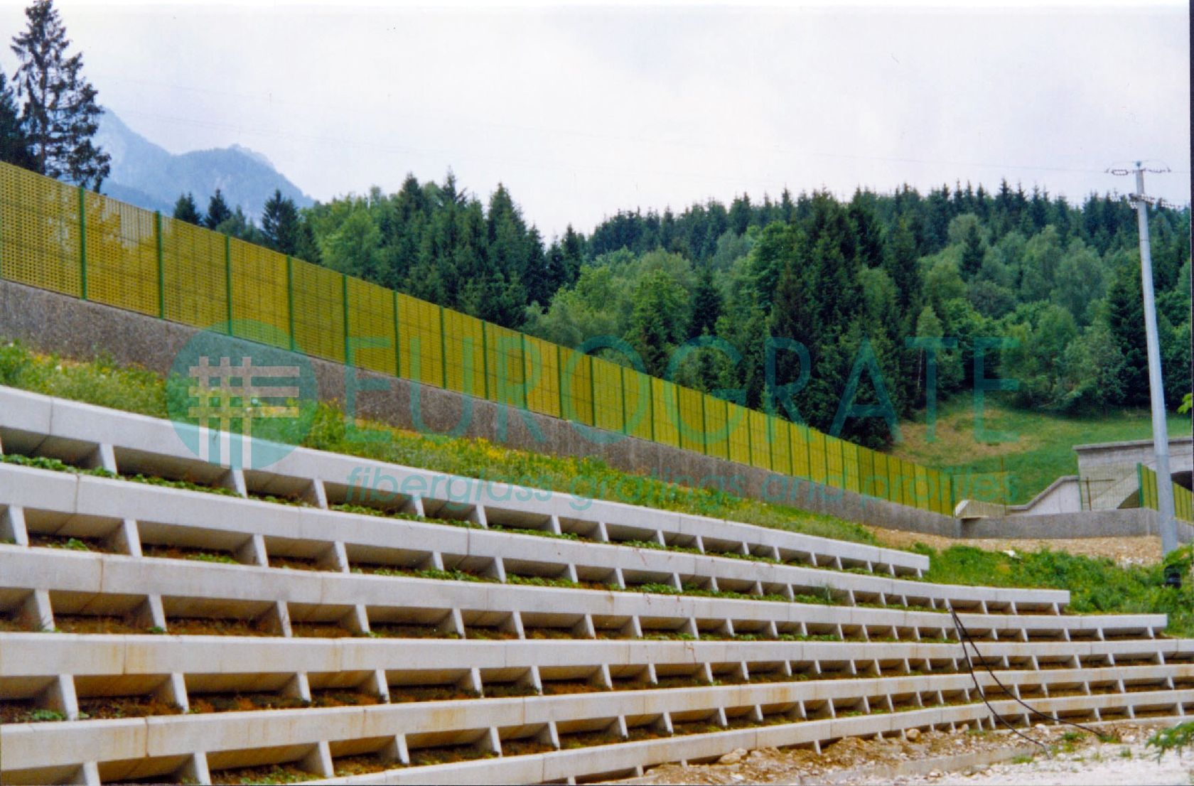 FIBREGLASS (GRP) INDUSTRIAL FENCING Fiberglass Fence By Eurograte