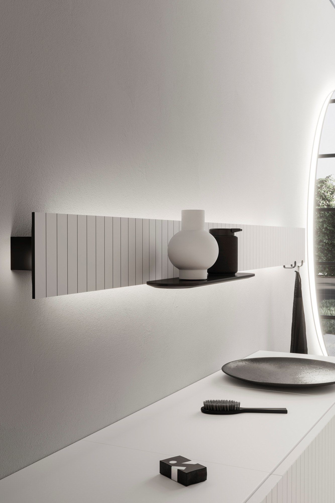 REED | Bathroom wall shelf By Arbi Arredobagno design Garcia Cumini