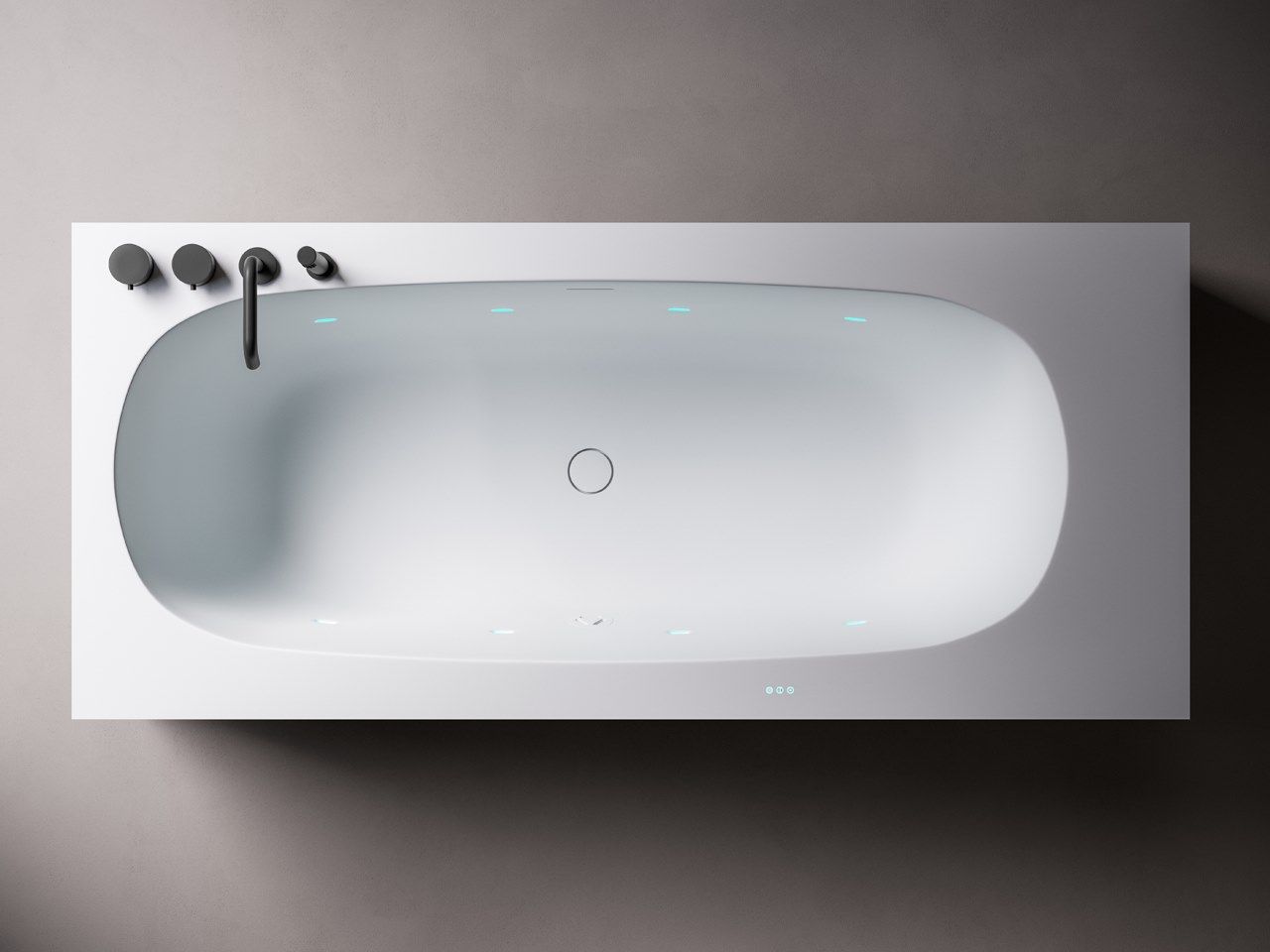 Whirlpool HardLite bathtub with chromotherapy REEF By Glass1989