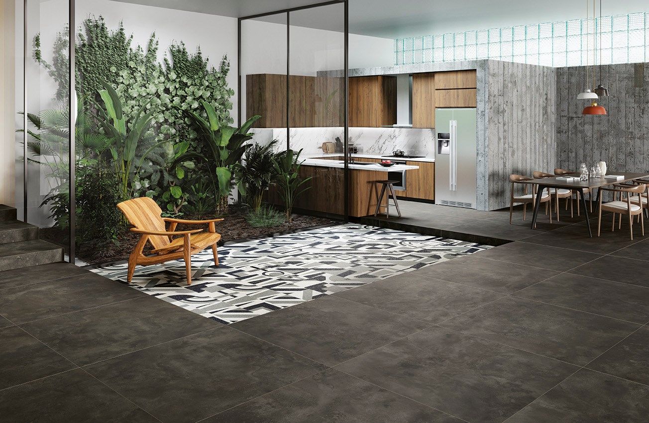 RELATE FLAME | Wall/floor tiles with concrete effect Relate Collection ...