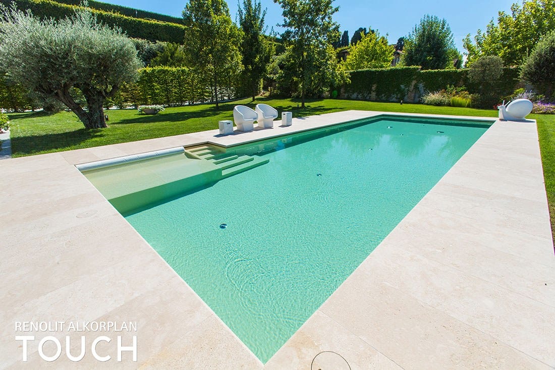 Anti-slip Pool liner TOUCH RELAX TOUCH Collection By RENOLIT ALKORPLAN ...