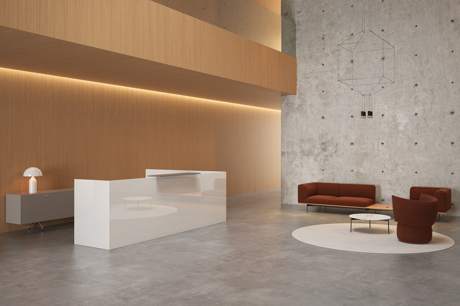 REP Reception desk By BK Contract | design Gabriel Teixidó