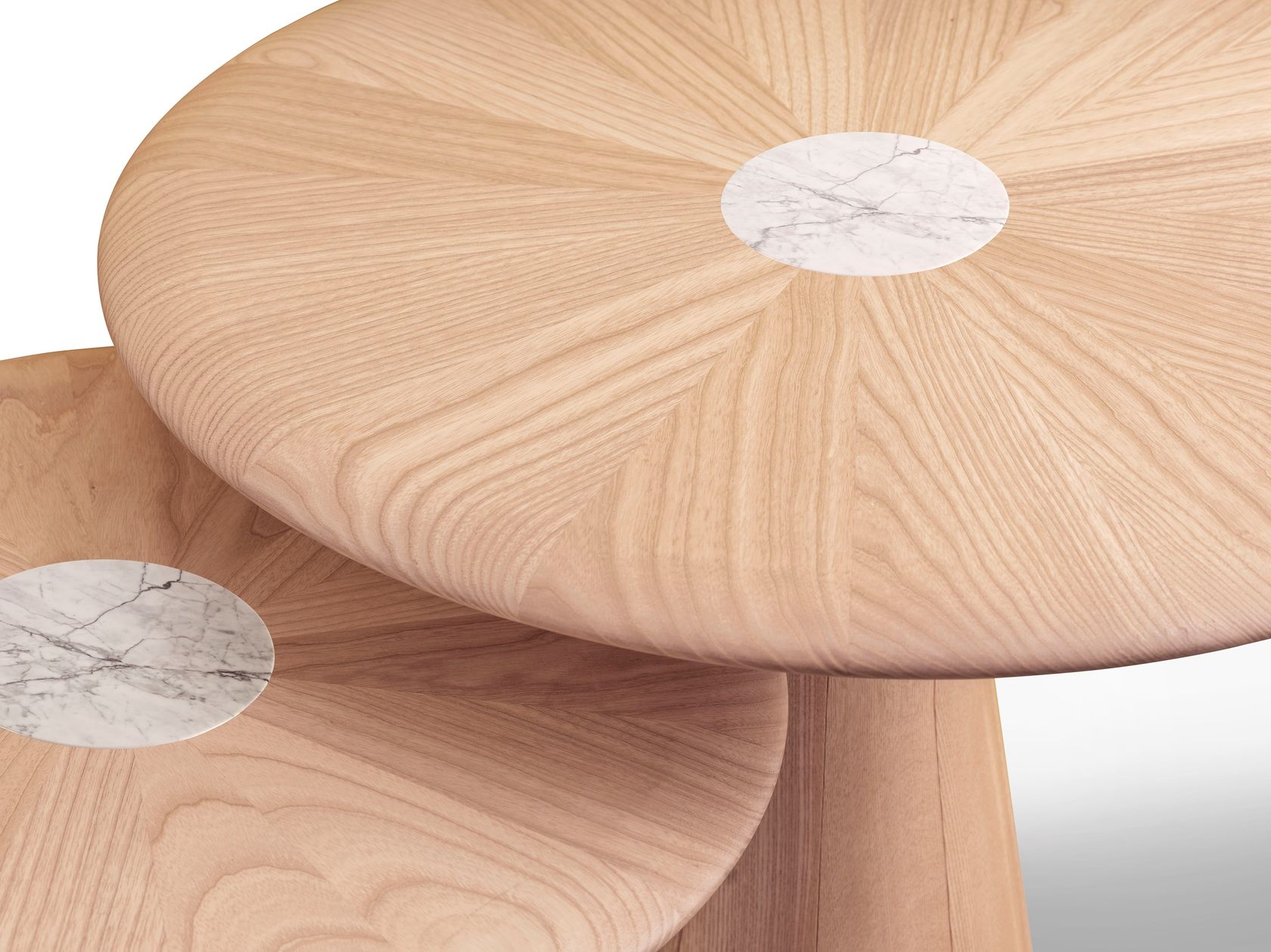 REVERSE OCCASIONAL TABLE ME 5642/5643 Round wooden high side table By ...