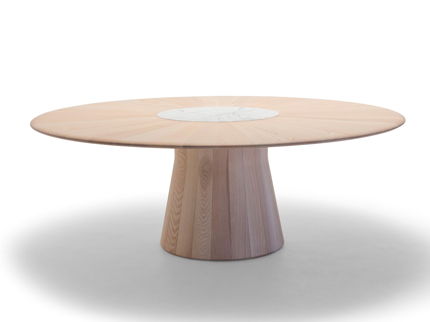 REVERSE WOOD Table By Andreu World | design Piergiorgio Cazzaniga
