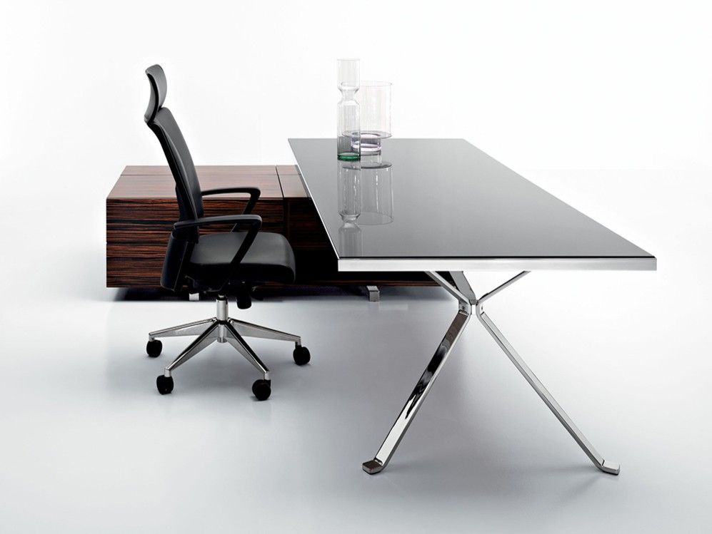 REVO Rectangular executive desk with drawers By Manerba | design ...