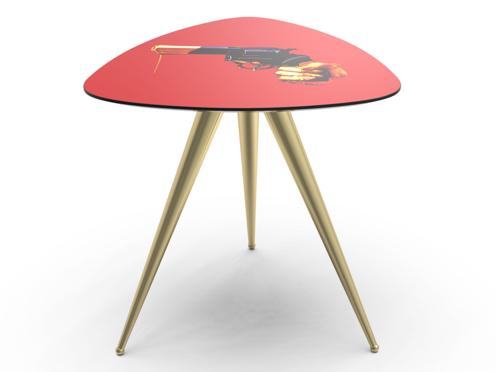 REVOLVER Coffee table By Seletti | design Maurizio Cattelan, Pierpaolo ...