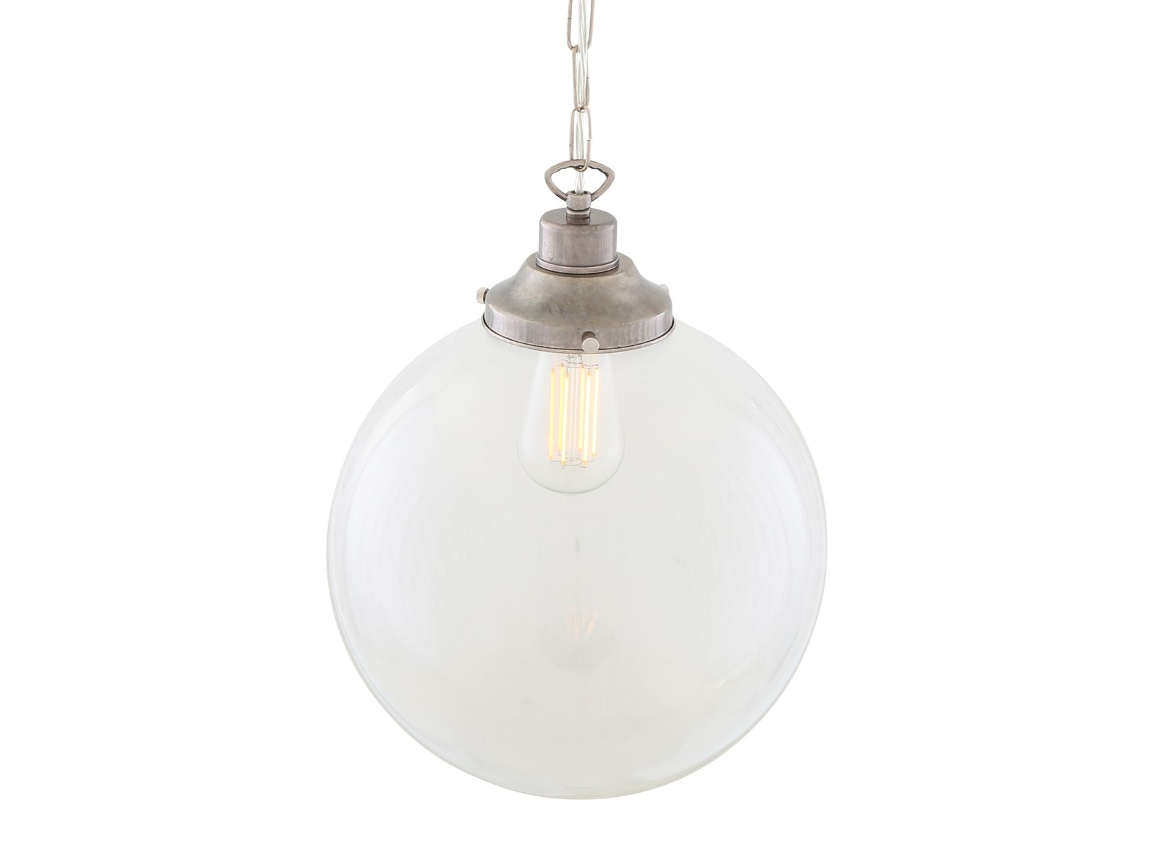 RIAD CLEAR GLOBE PENDANT LIGHT 30CM Pendelleuchte By Mullan Lighting