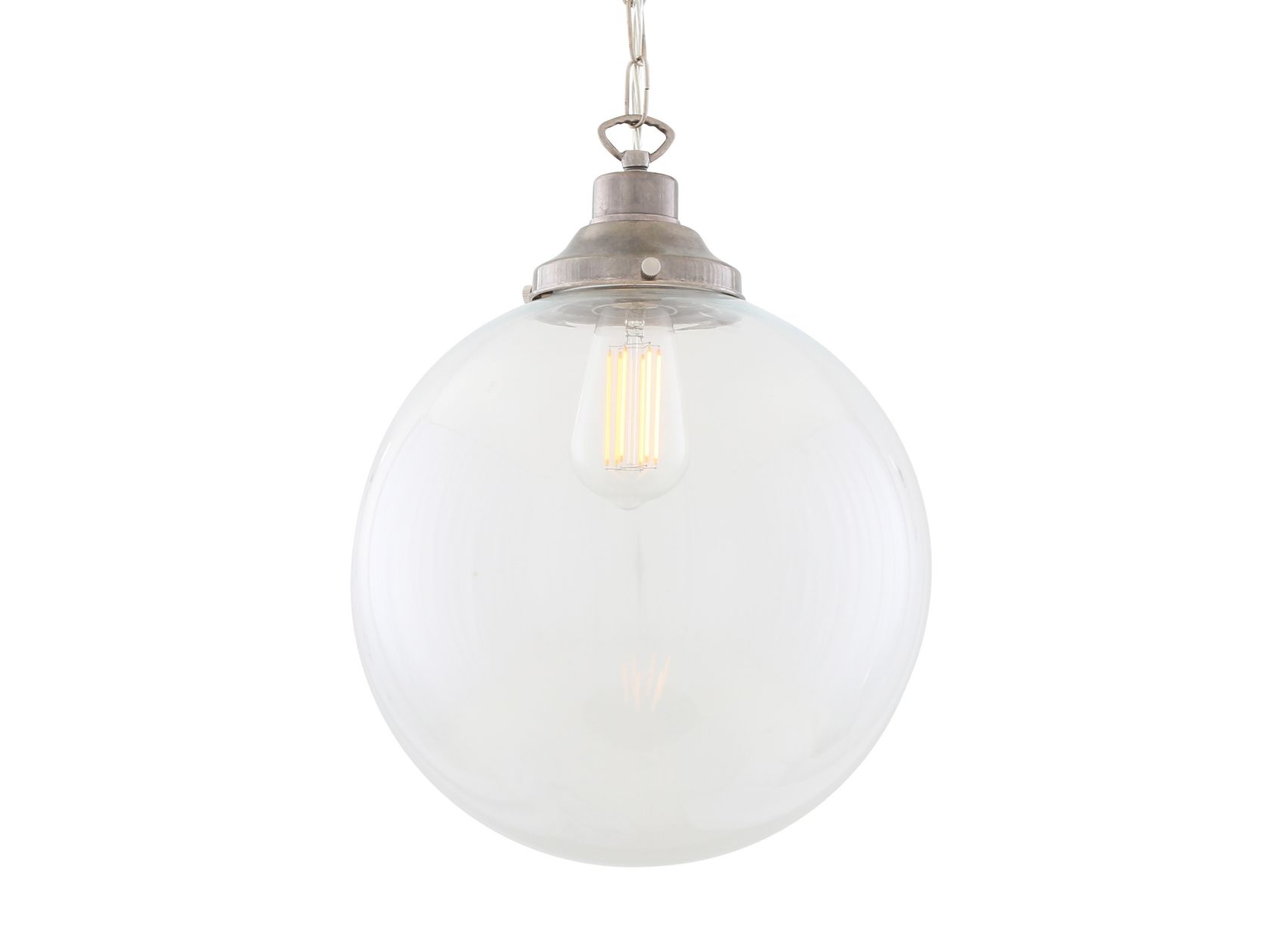 RIAD CLEAR GLOBE PENDANT LIGHT 30CM Pendelleuchte By Mullan Lighting