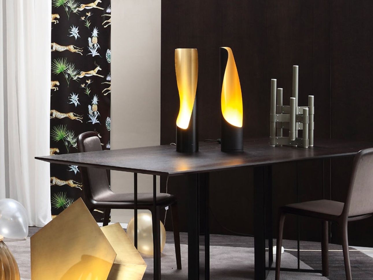 RIBBON | Table lamp Steel table lamp By Casa | design David Rockwell