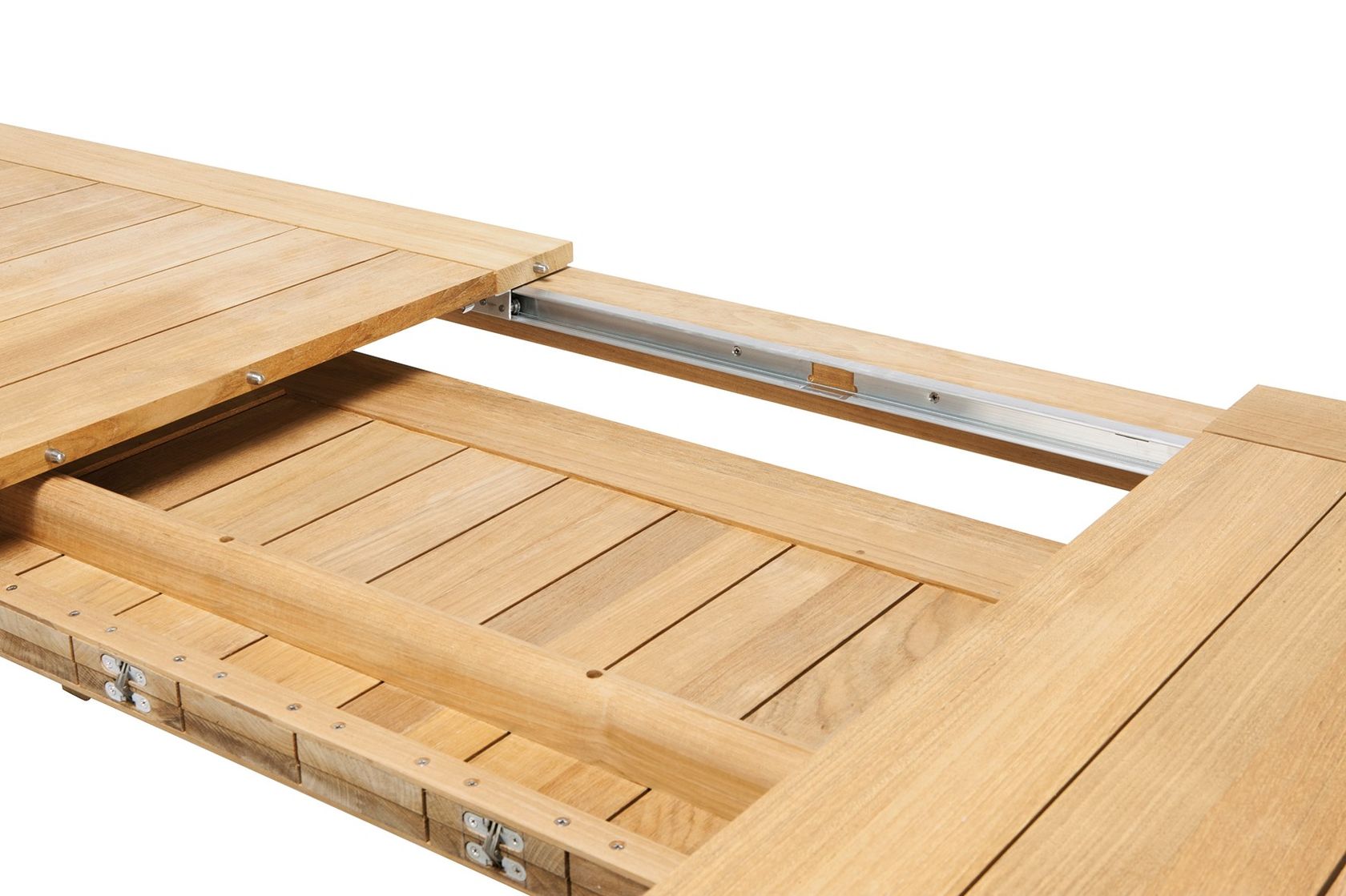 RIBOT Extending rectangular teak garden table By Ethimo | design Marc Sadler