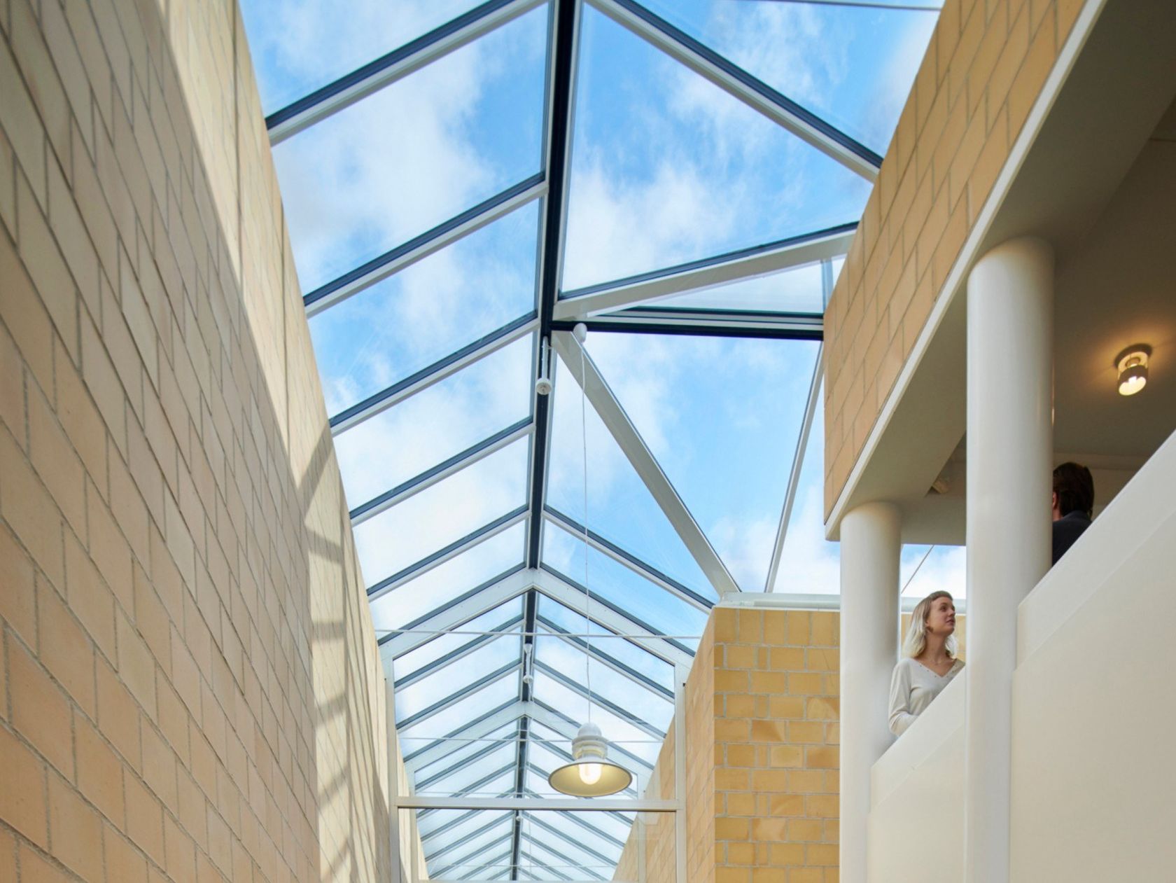 Glass and steel roof window DUAL PITCHED SOLUTIONS VELUX Glazing Panels ...