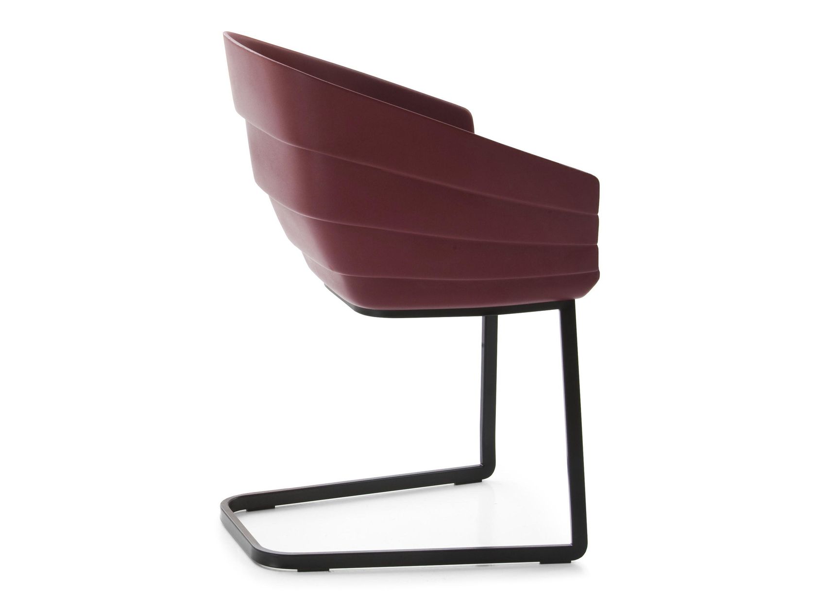 RIFT Stackable cantilever polyurethane chair By Moroso | design ...