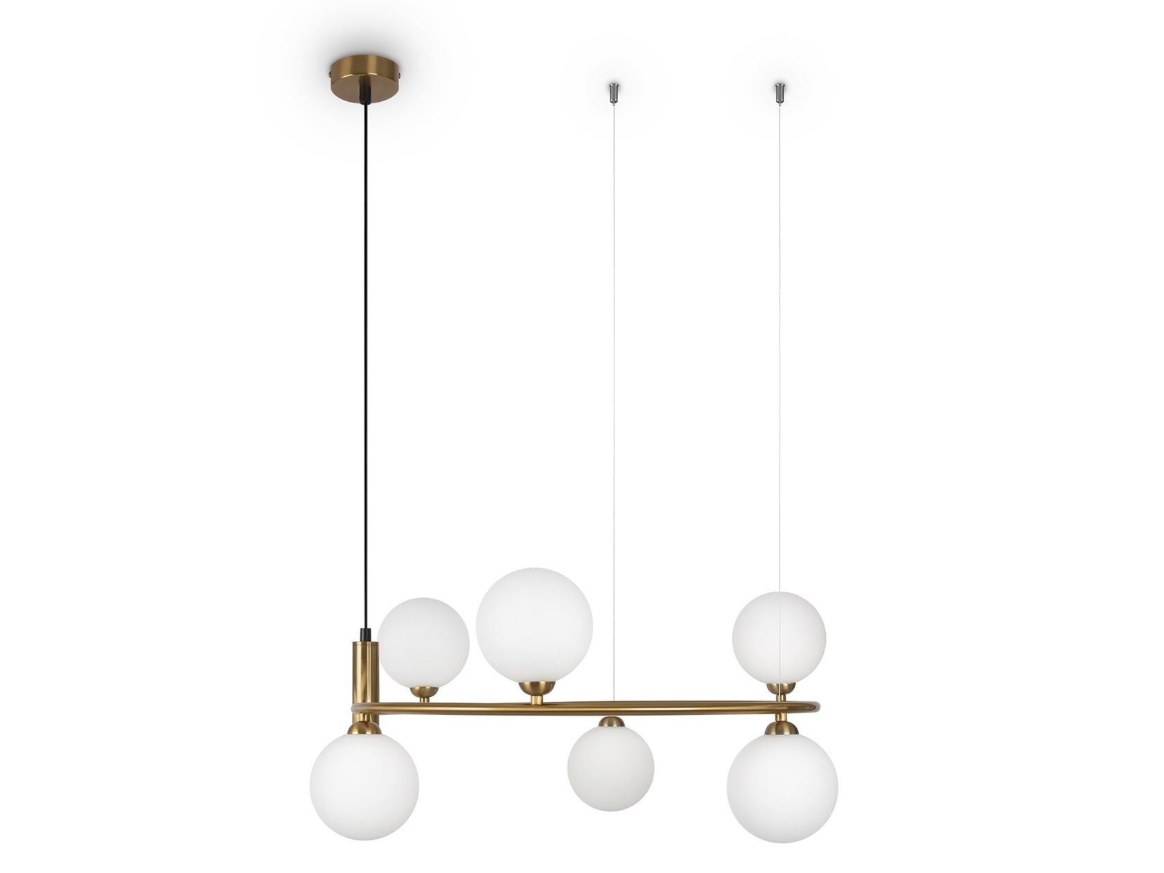 RING Etched glass pendant lamp By MAYTONI