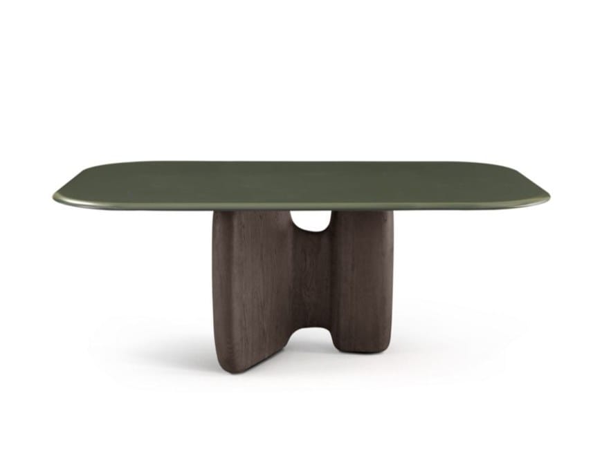 RIO IPANEMA Rectangular oak dining table By Roche Bobois | design Bruno Moinard