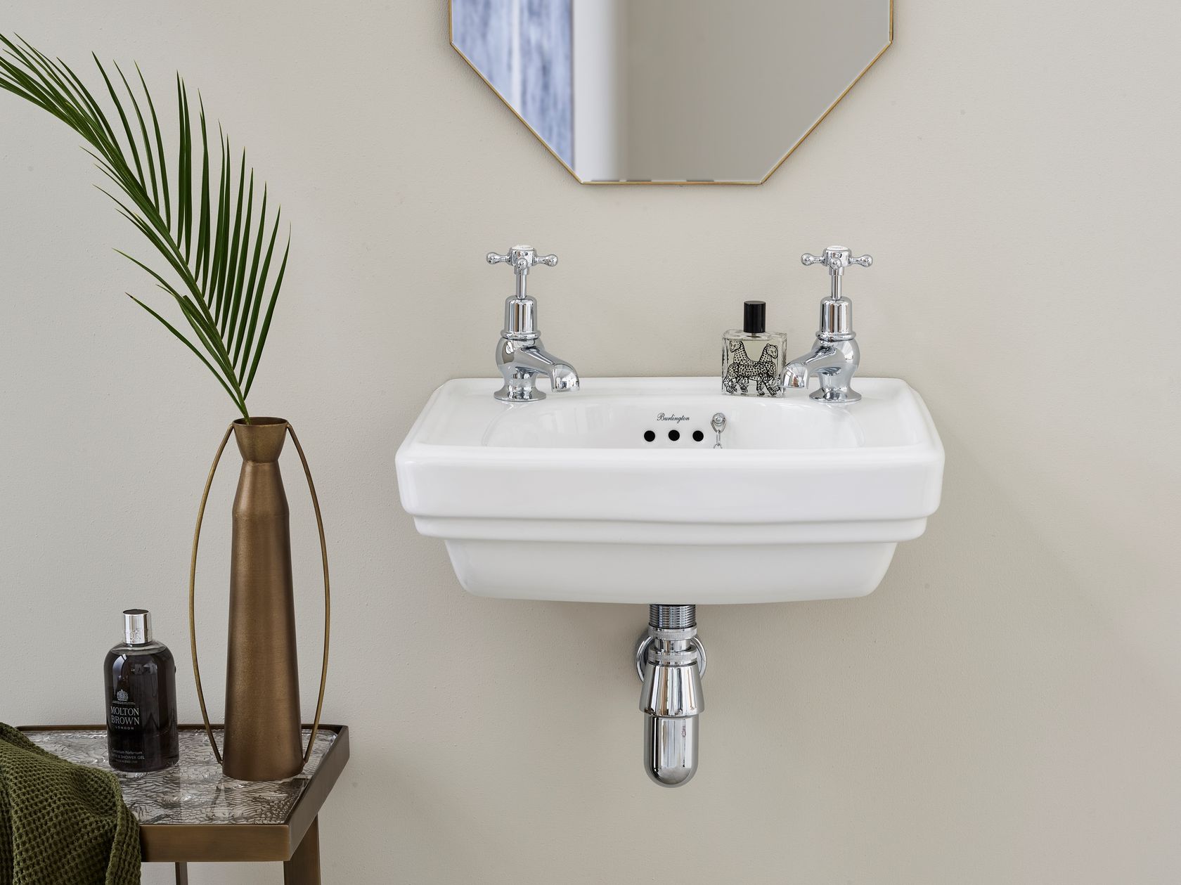 RIVIERA 450mm Cloakroom Basin By Burlington Bathrooms