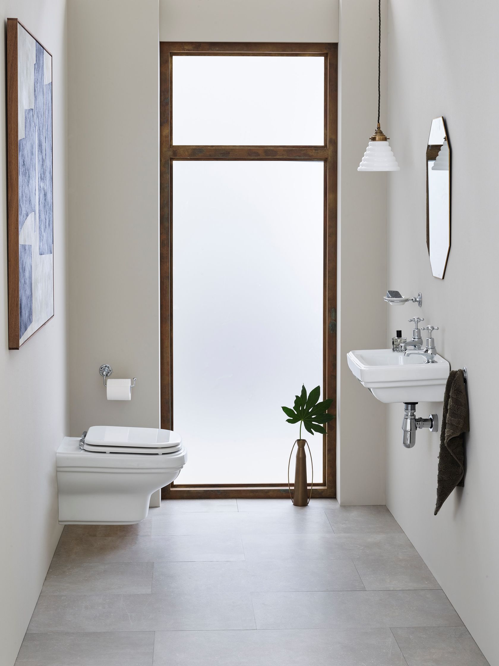 RIVIERA 450mm Cloakroom Basin By Burlington Bathrooms