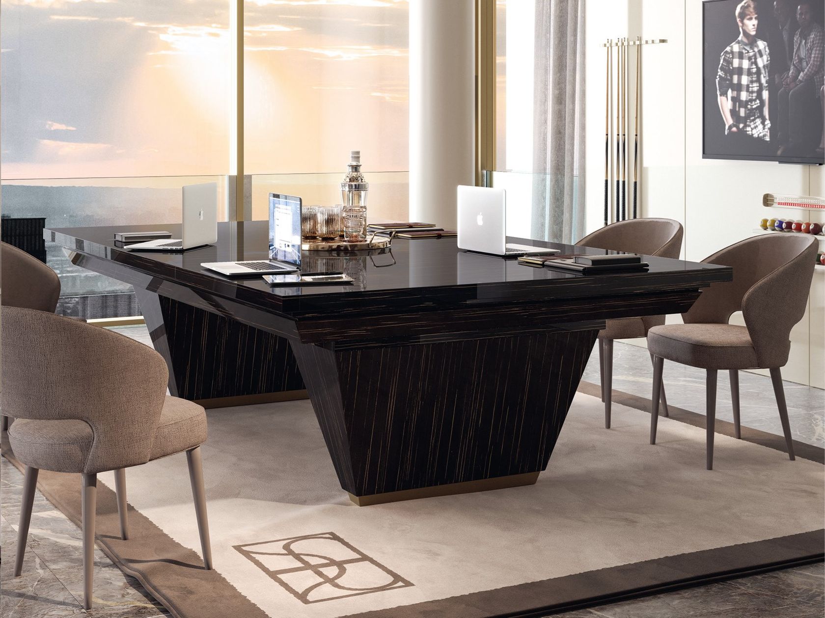 ROBERTO BARNINI | Tavolo da biliardo By Barnini Oseo