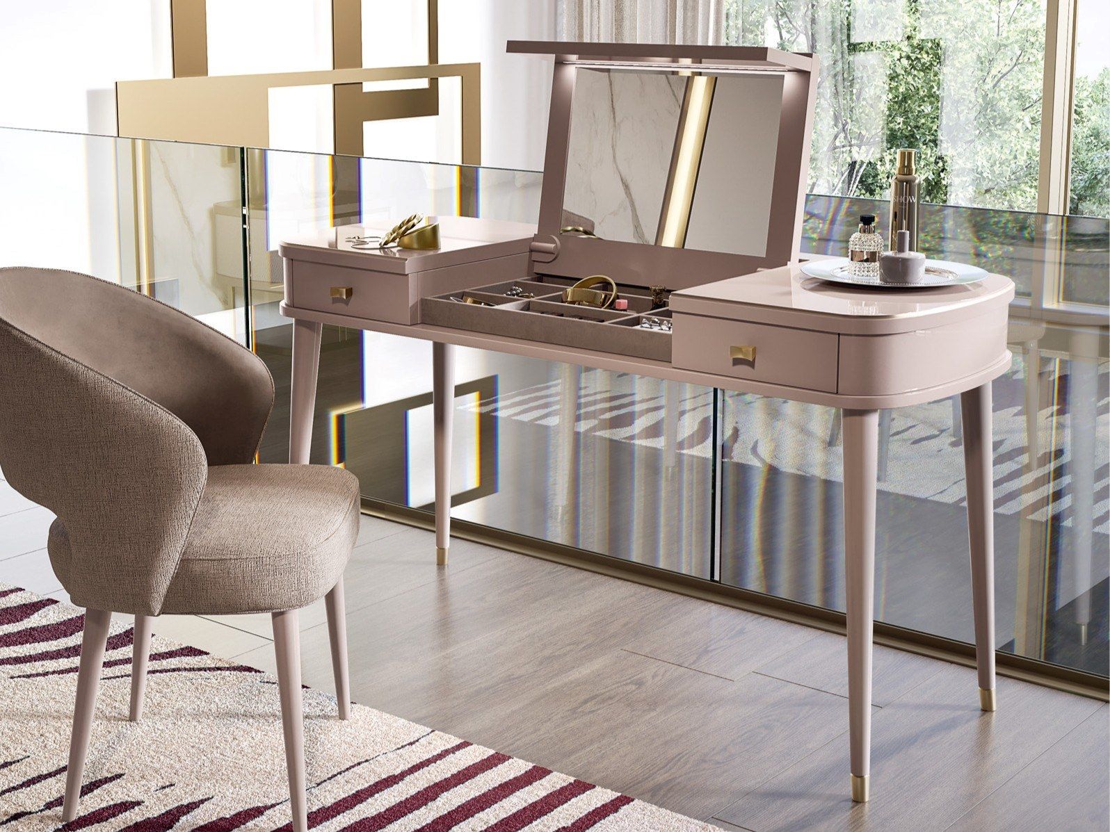 ROBERTO BARNINI Wooden dressing table By Barnini Oseo