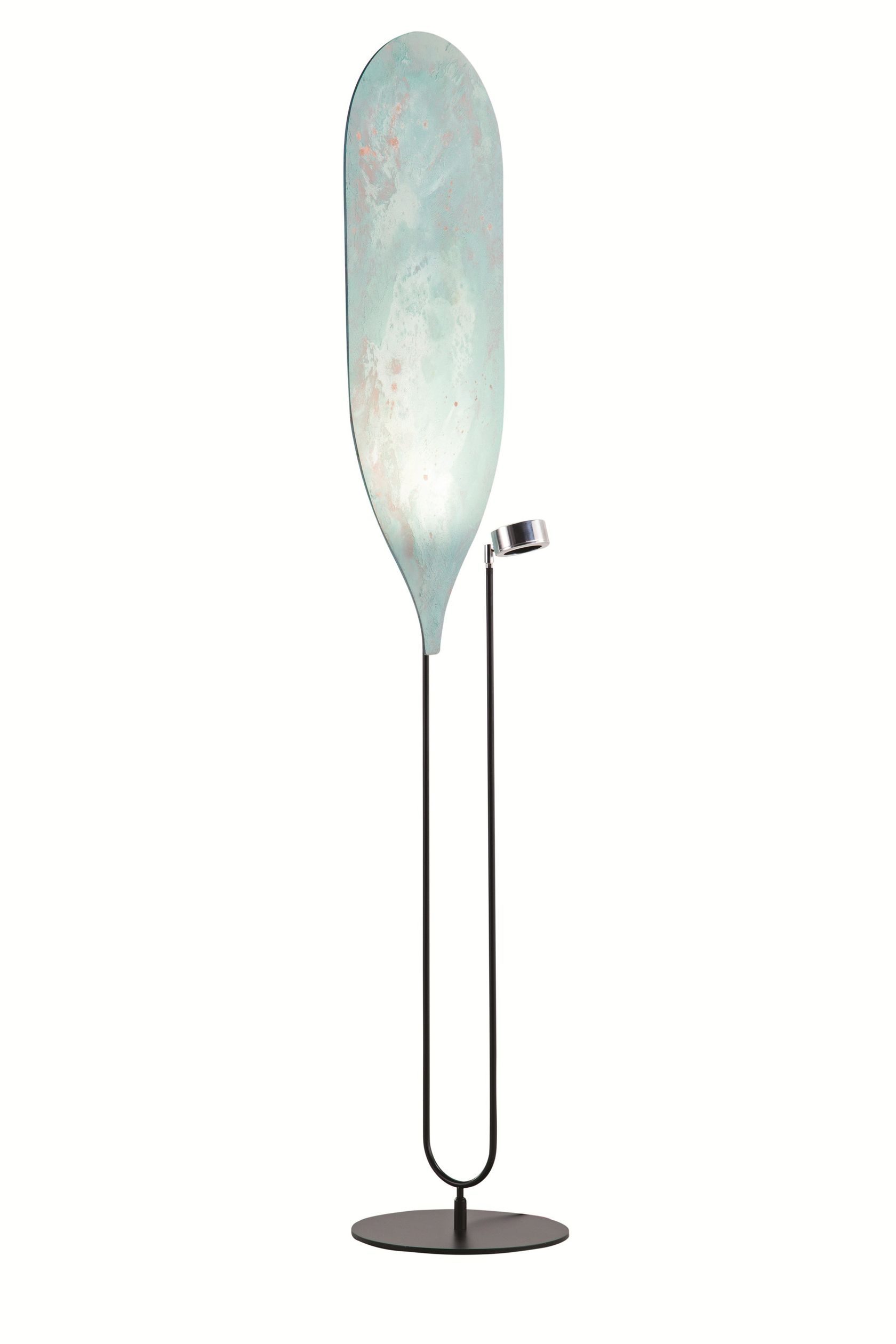 LED adjustable steel floor lamp ROBIN By ROCHE BOBOIS design Carlo Zerbaro