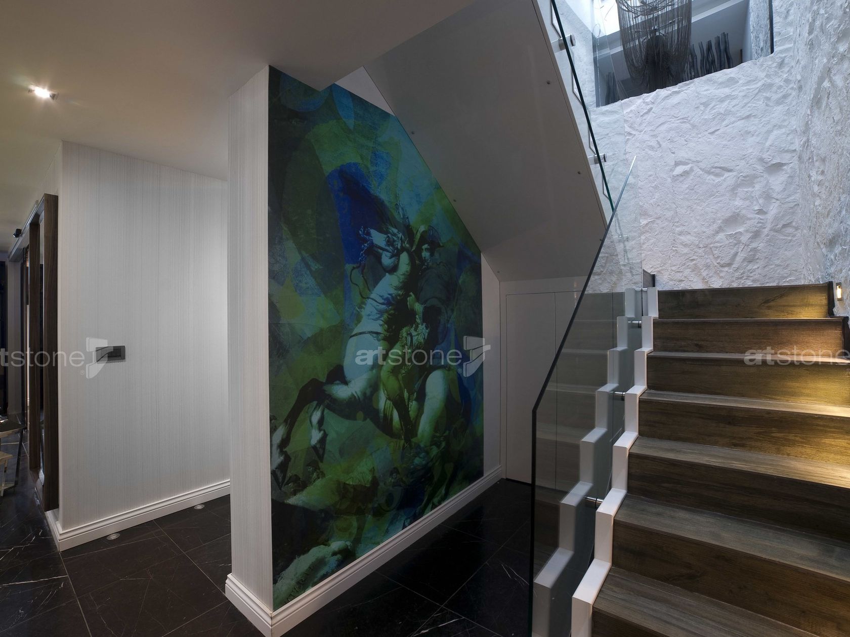 ROCA Indoor/outdoor glass-fibre 3D Wall Panel with stone effect By ...