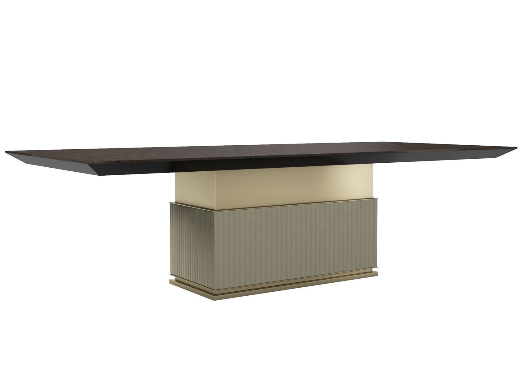 ROCK R Rectangular wooden dining table By Capital Collection