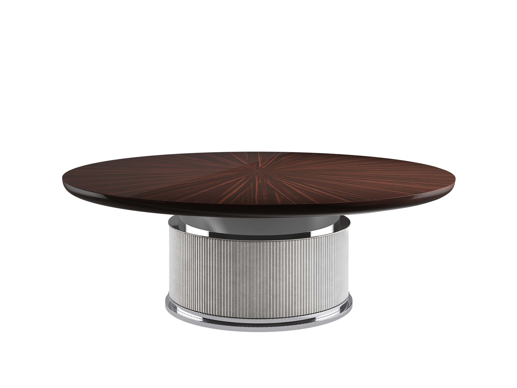 ROCK T Round wooden dining table By Capital Collection