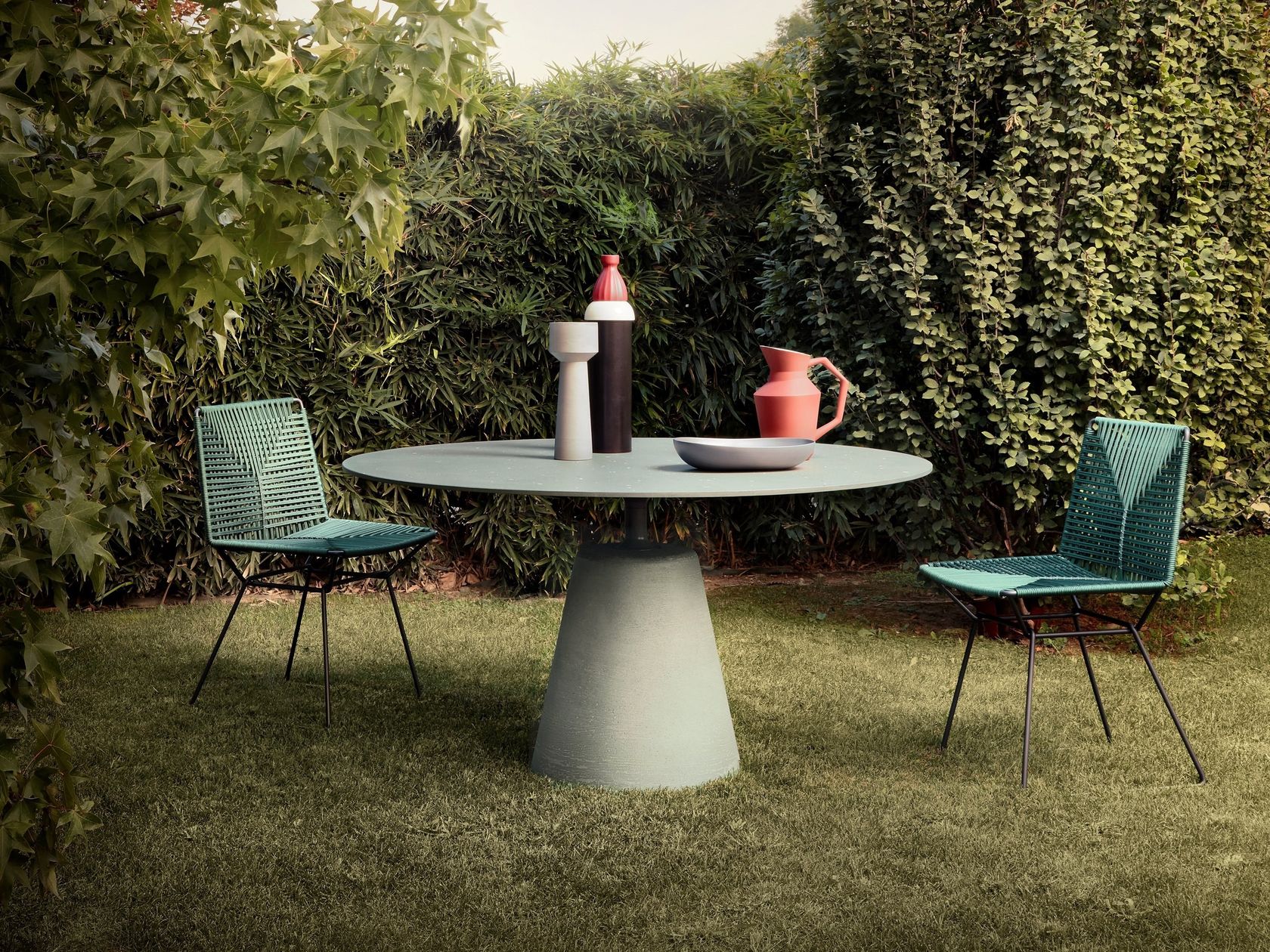 ROCK TABLE Round table By MDF Italia | design Jean-Marie Massaud