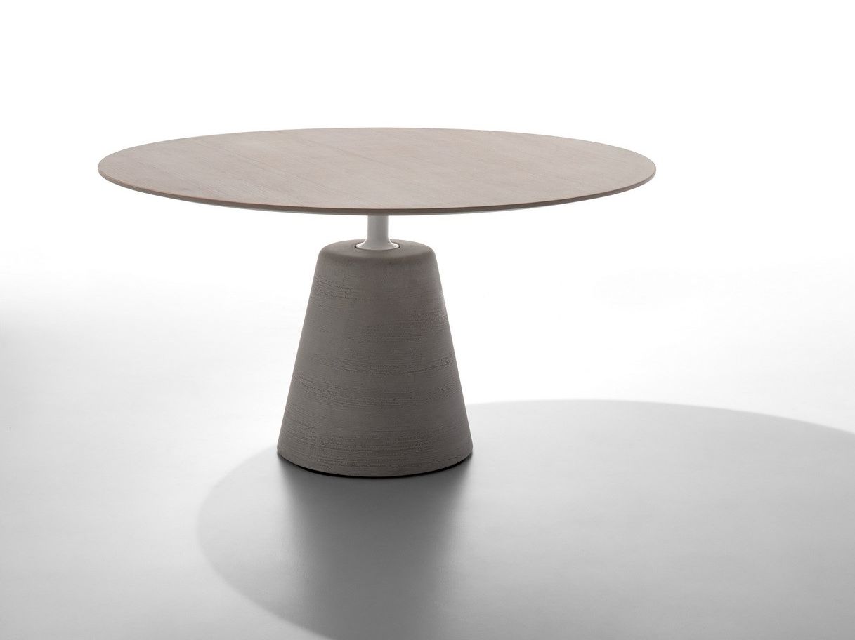 ROCK TABLE | Wooden table By MDF Italia design Jean-Marie Massaud