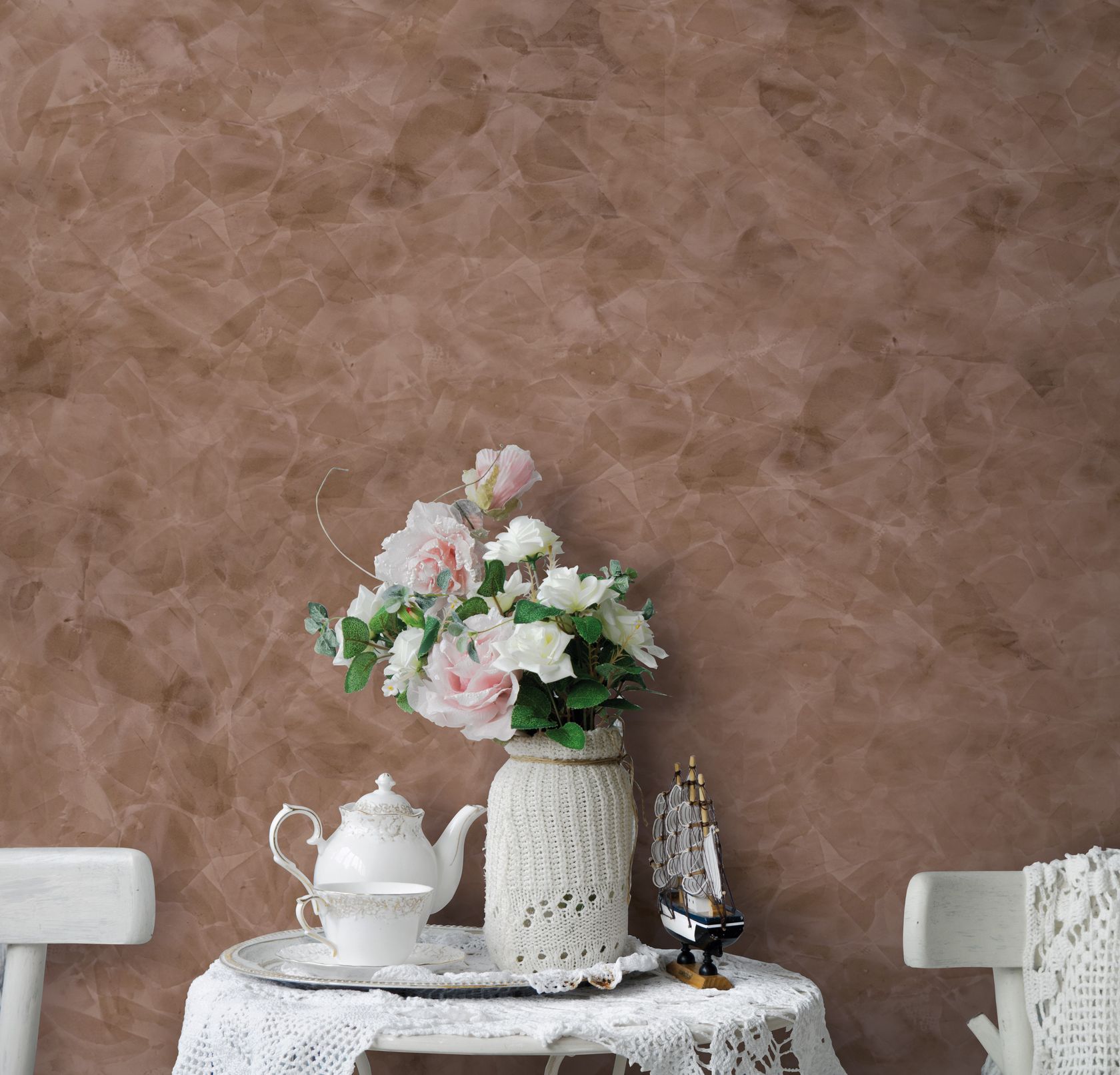ROCOCÒ STUCCO VENEZIANO E GRASSELLO Decorative painting finish By VALPAINT