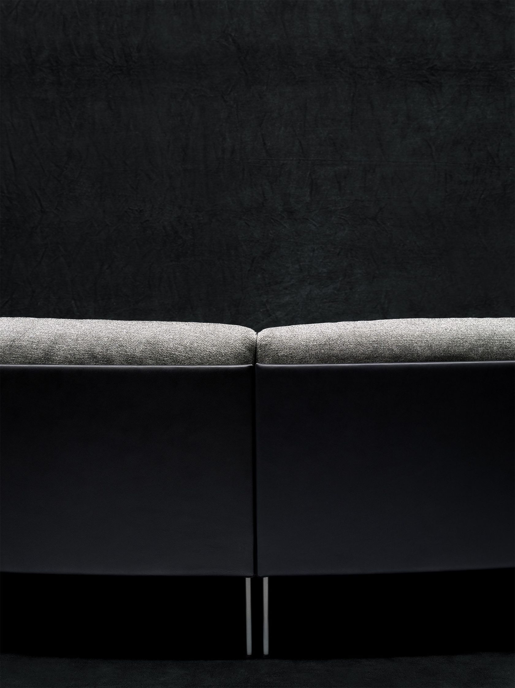 Curved fabric sofa with removable cover ROD BEAN By Living Divani ...