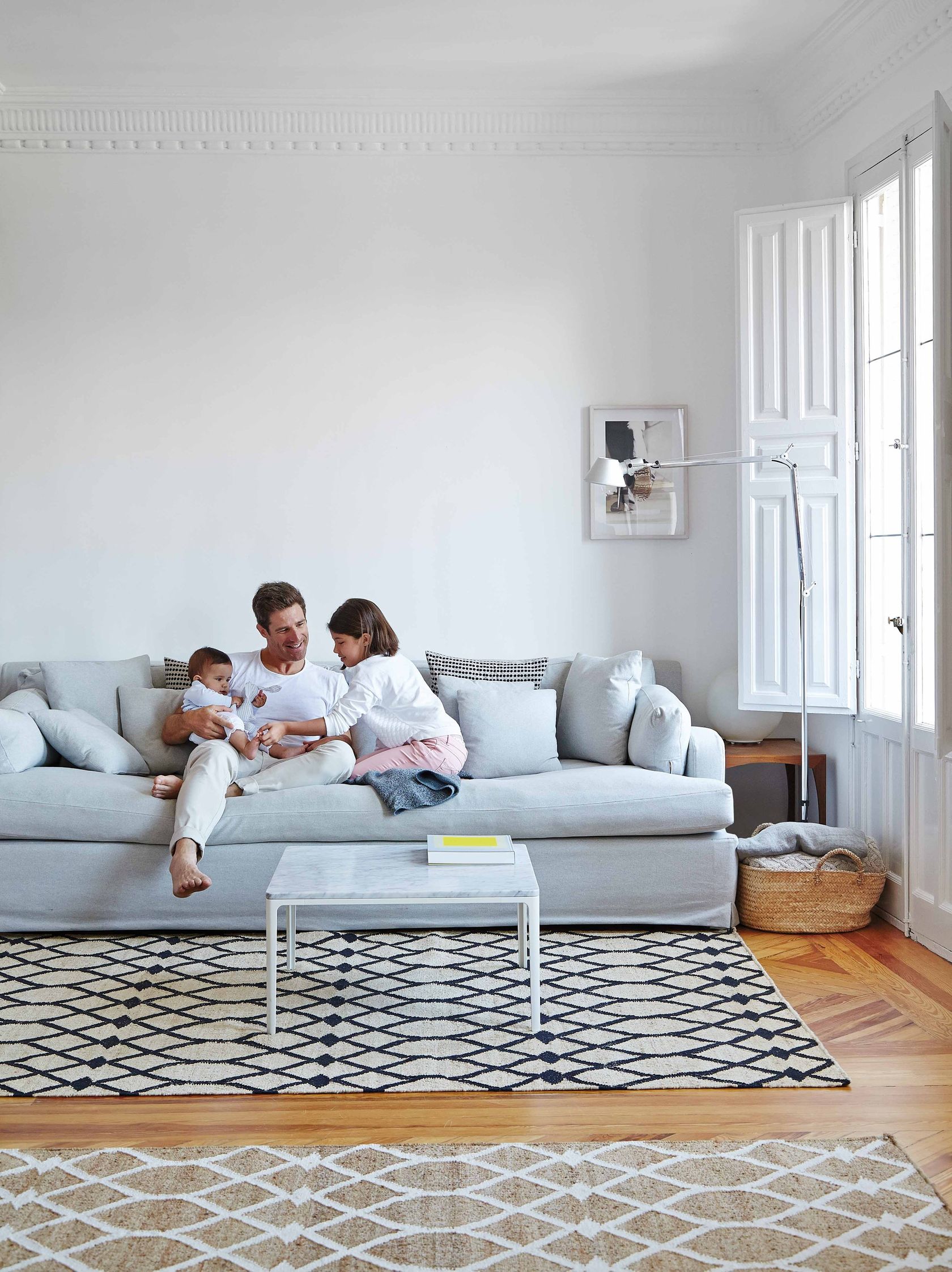 Rectangular rug with geometric shapes RODAS By GAN