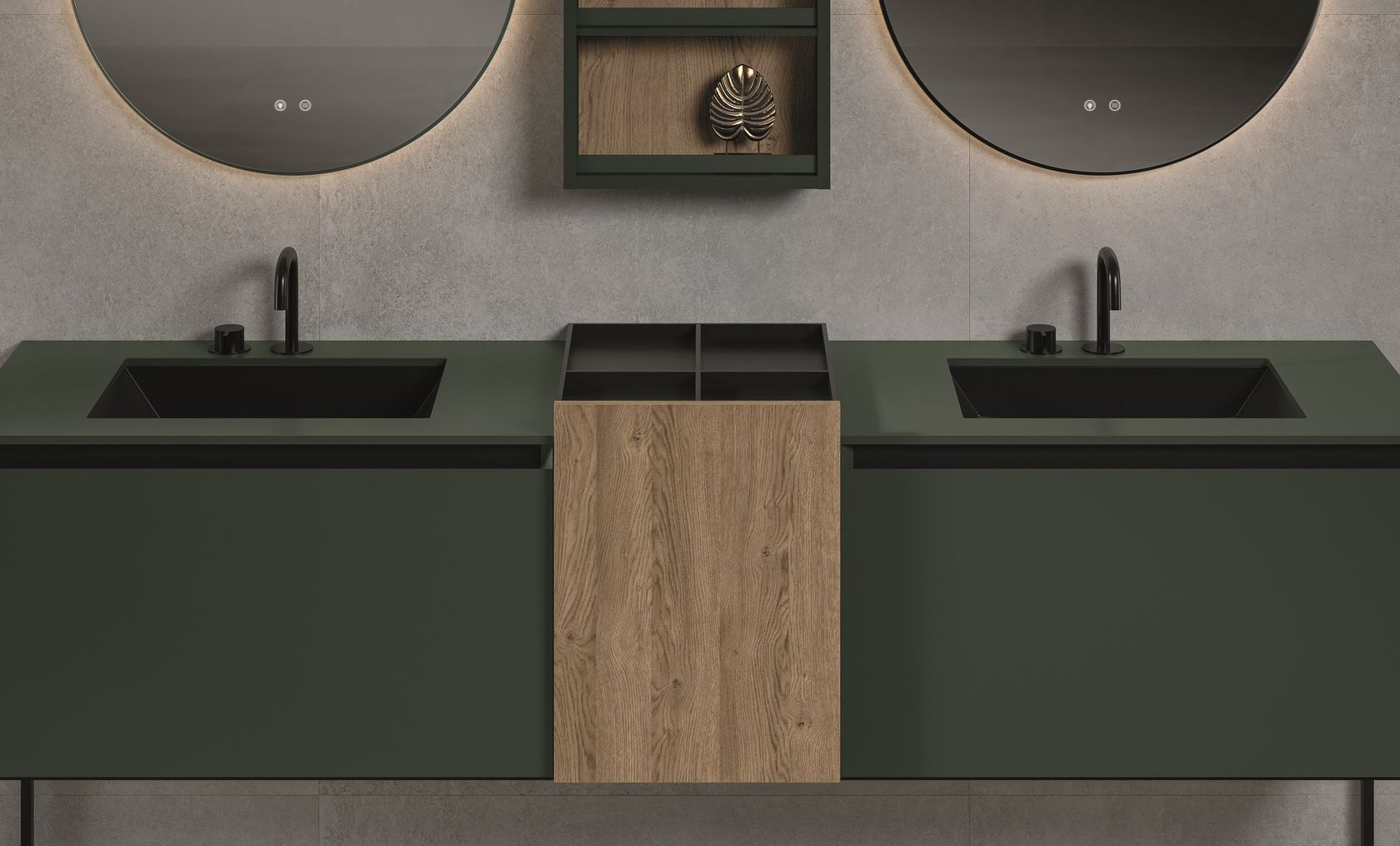 ROK | Double vanity unit By Fiora