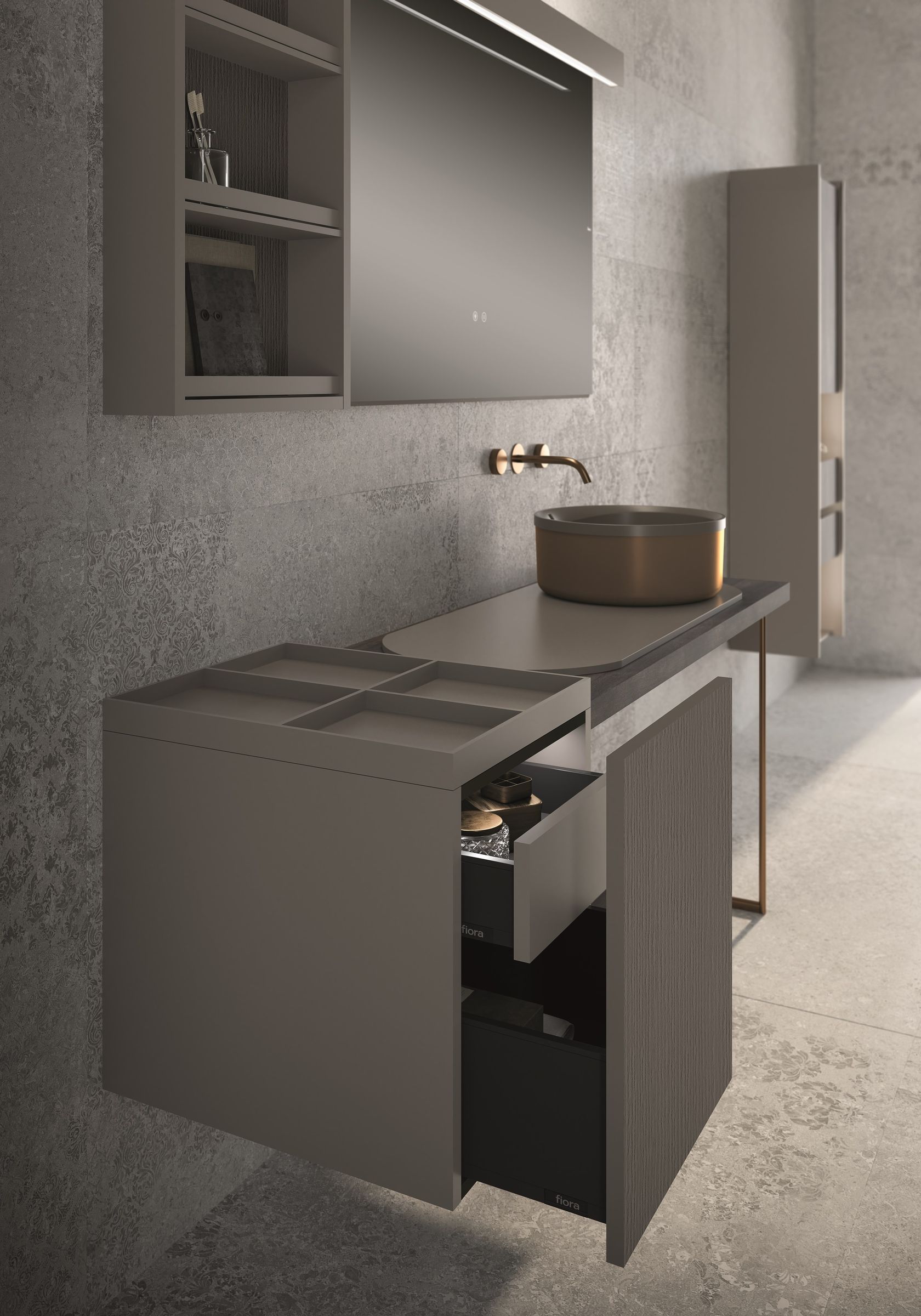 ROK | Single vanity unit By Fiora