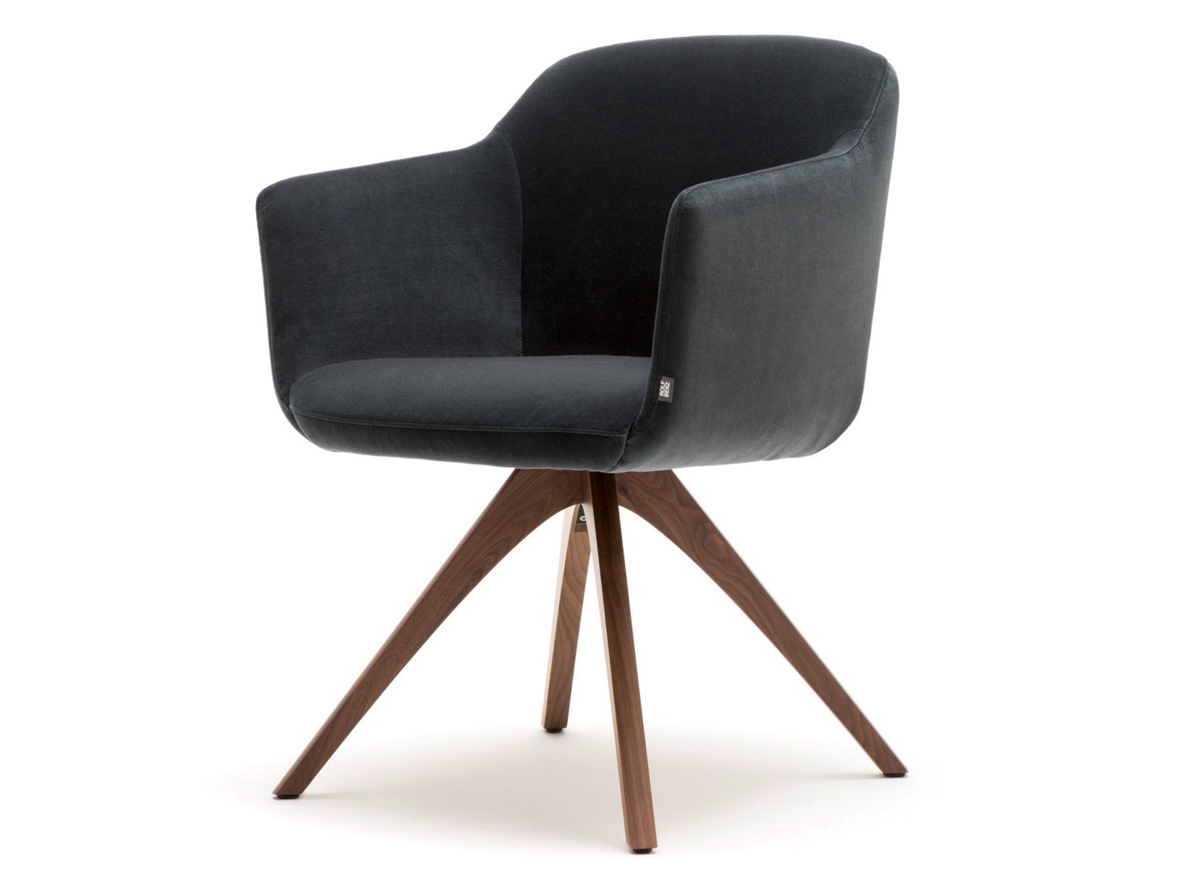 ROLF BENZ 640 | Chair with armrests By Rolf Benz design This Weber
