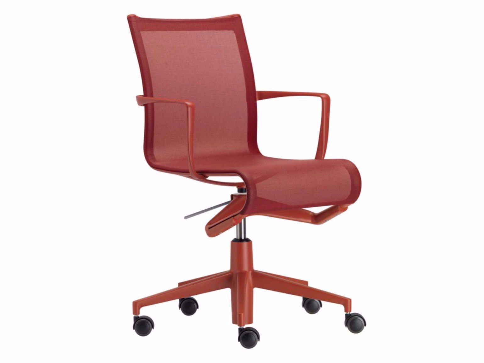 Sedia ufficio ad altezza regolabile girevole con braccioli ROLLINGFRAME COLORS - 434_C By Alias ...