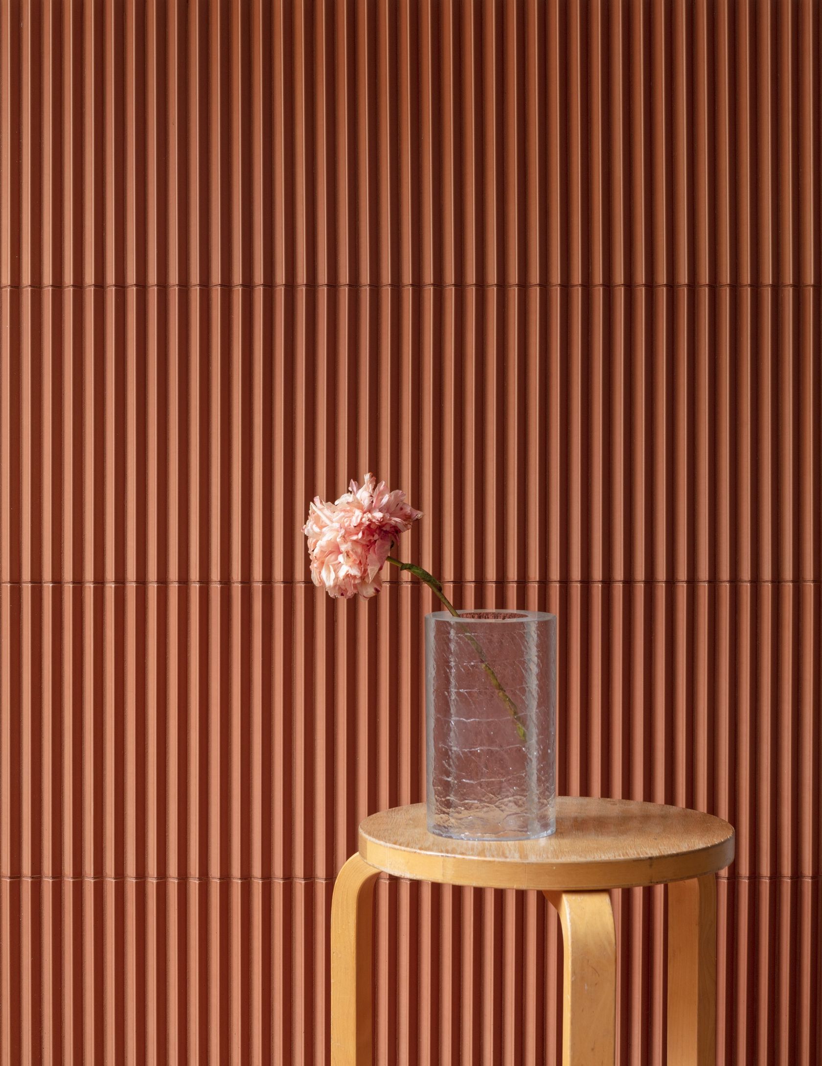 ROMBINI TRIANGLE RED Porcelain stoneware 3D Wall Cladding By Mutina ...