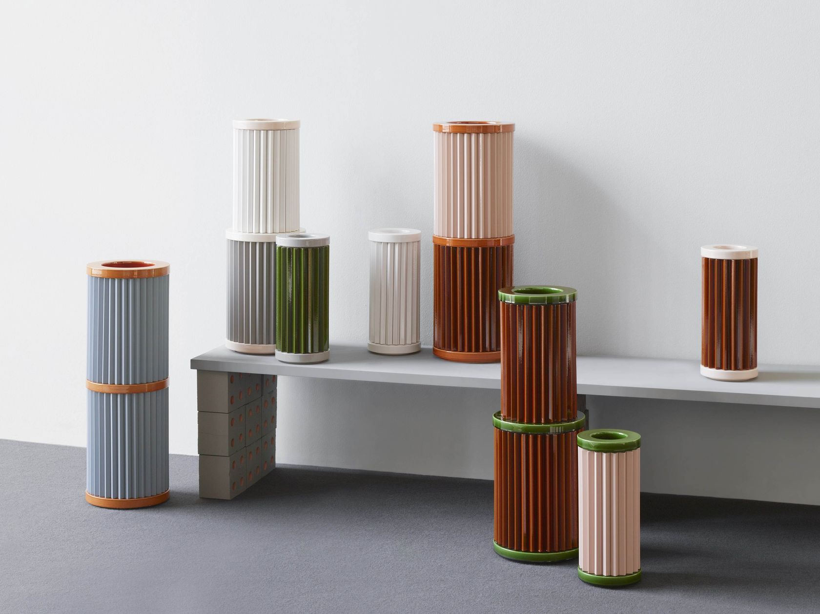 ROMBINI VASES Vase By Mutina | design Ronan & Erwan Bouroullec
