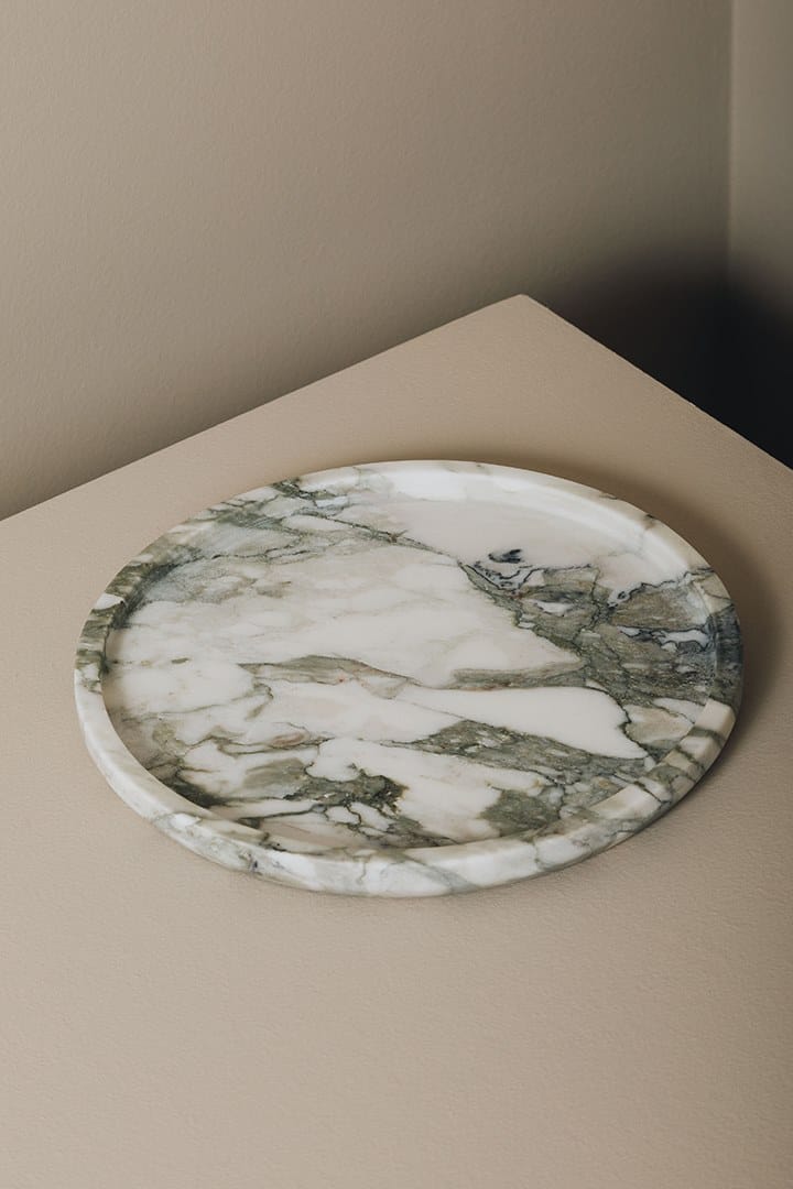 Round marble tray ROUND PLATE ARABESCATO By Maami Home design Fábio ...